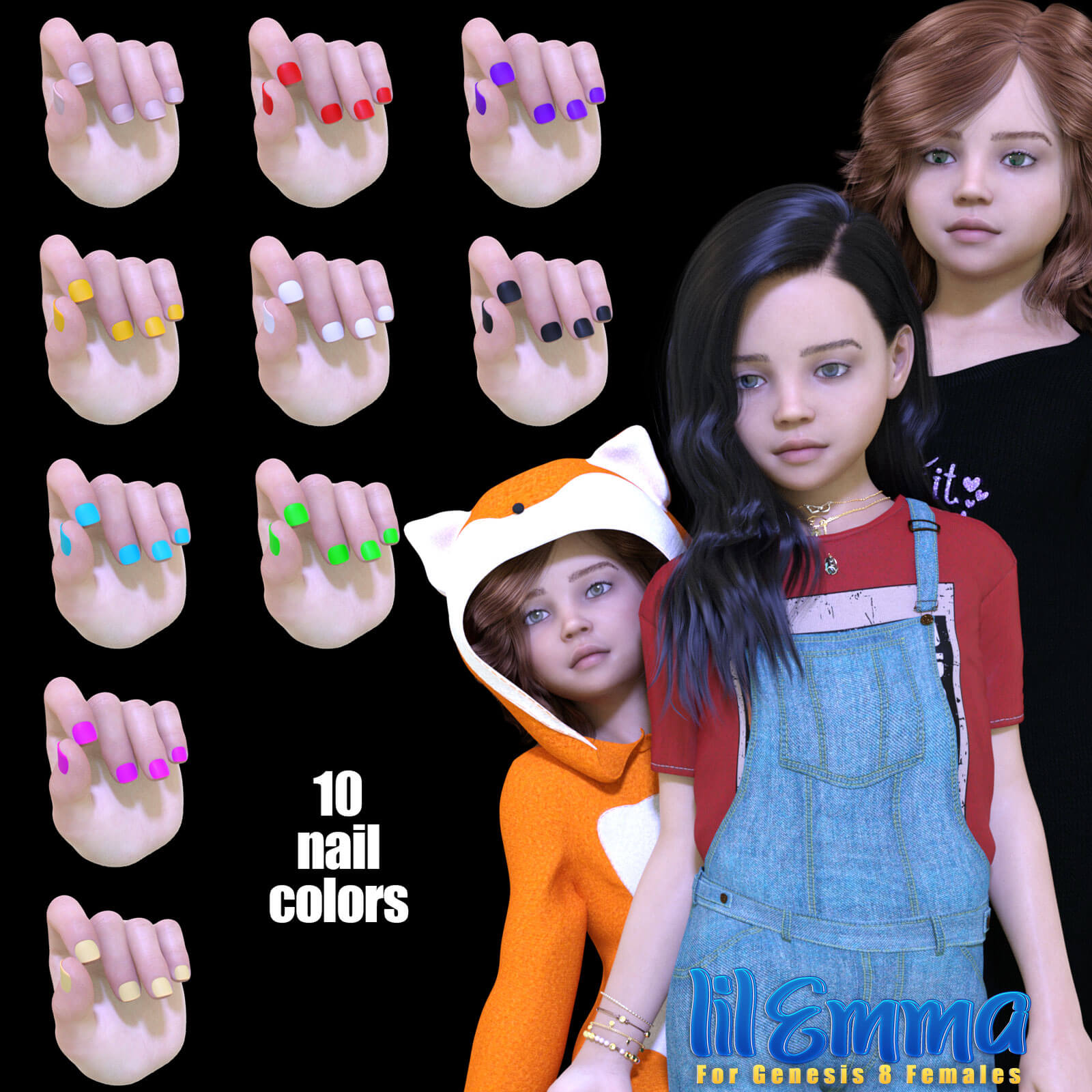 Lil Emma for Genesis 8 Females - Daz Content by 3DLoki