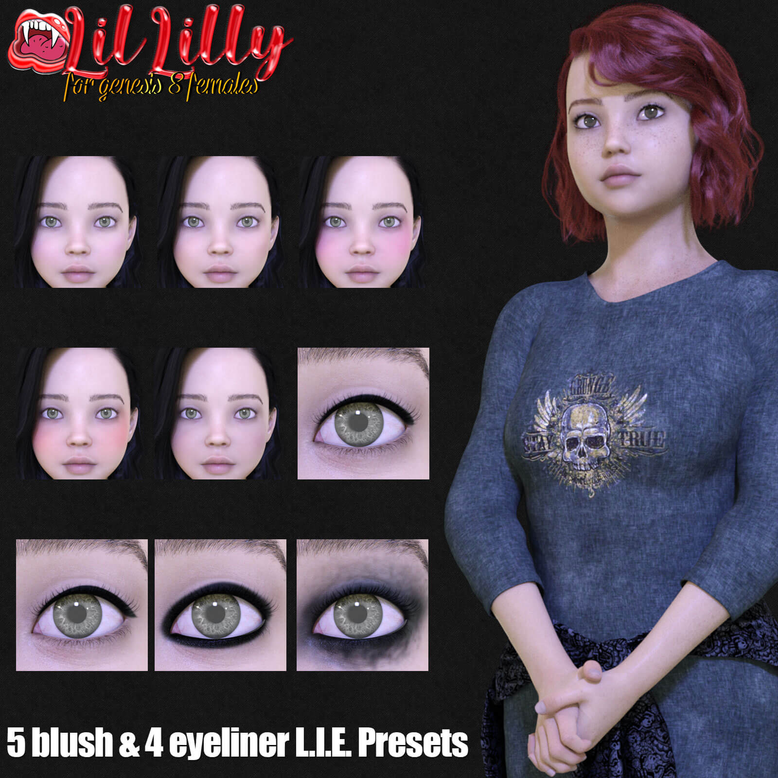Lil Lilly for Genesis 8 Females - Daz Content by 3DLoki