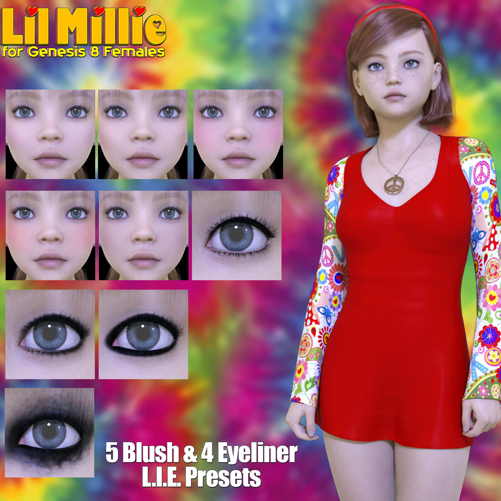 Lil Millie for Genesis 8 Females Redux - Daz Content by 3DLoki