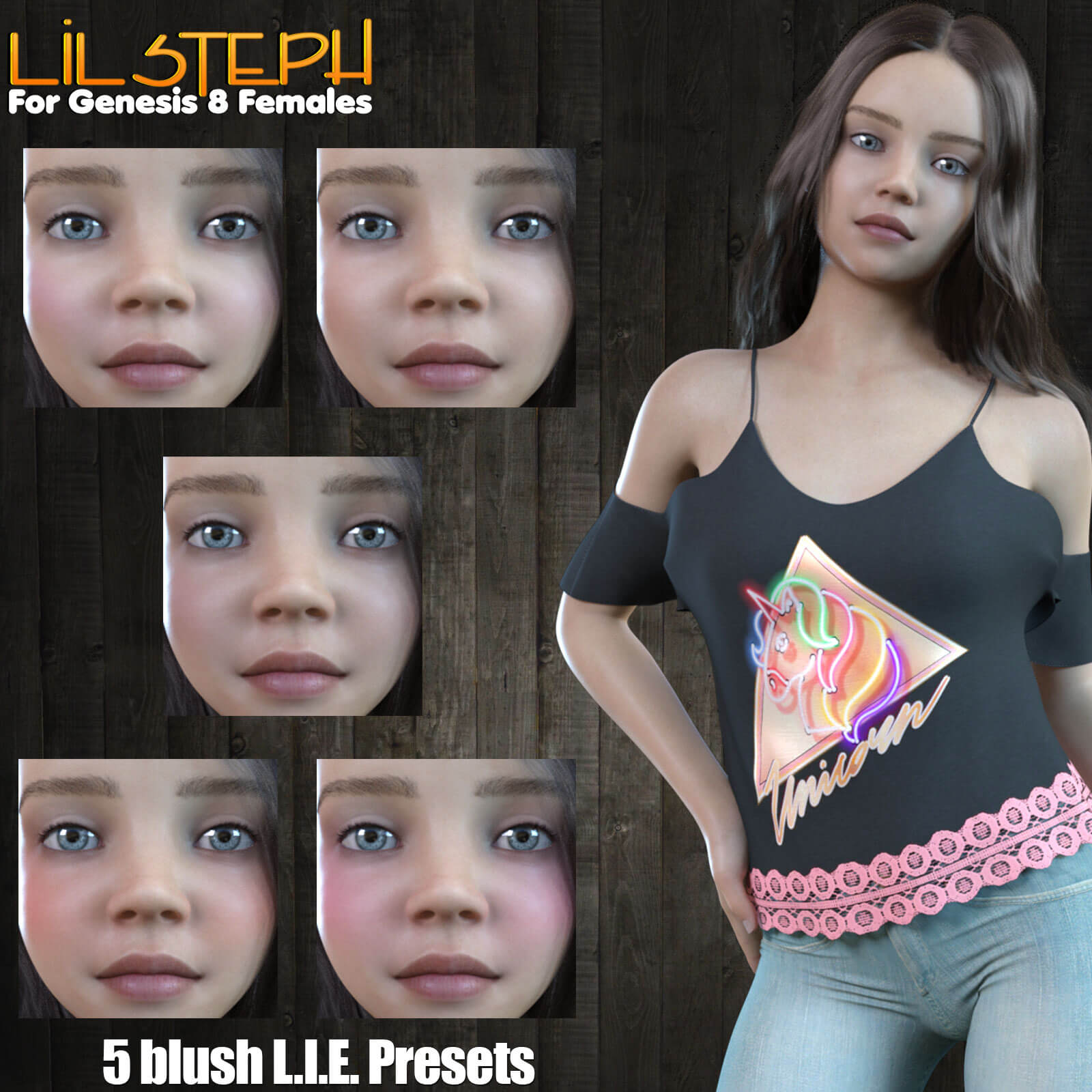Lil Steph for Genesis 8 Females - Daz Content by 3DLoki