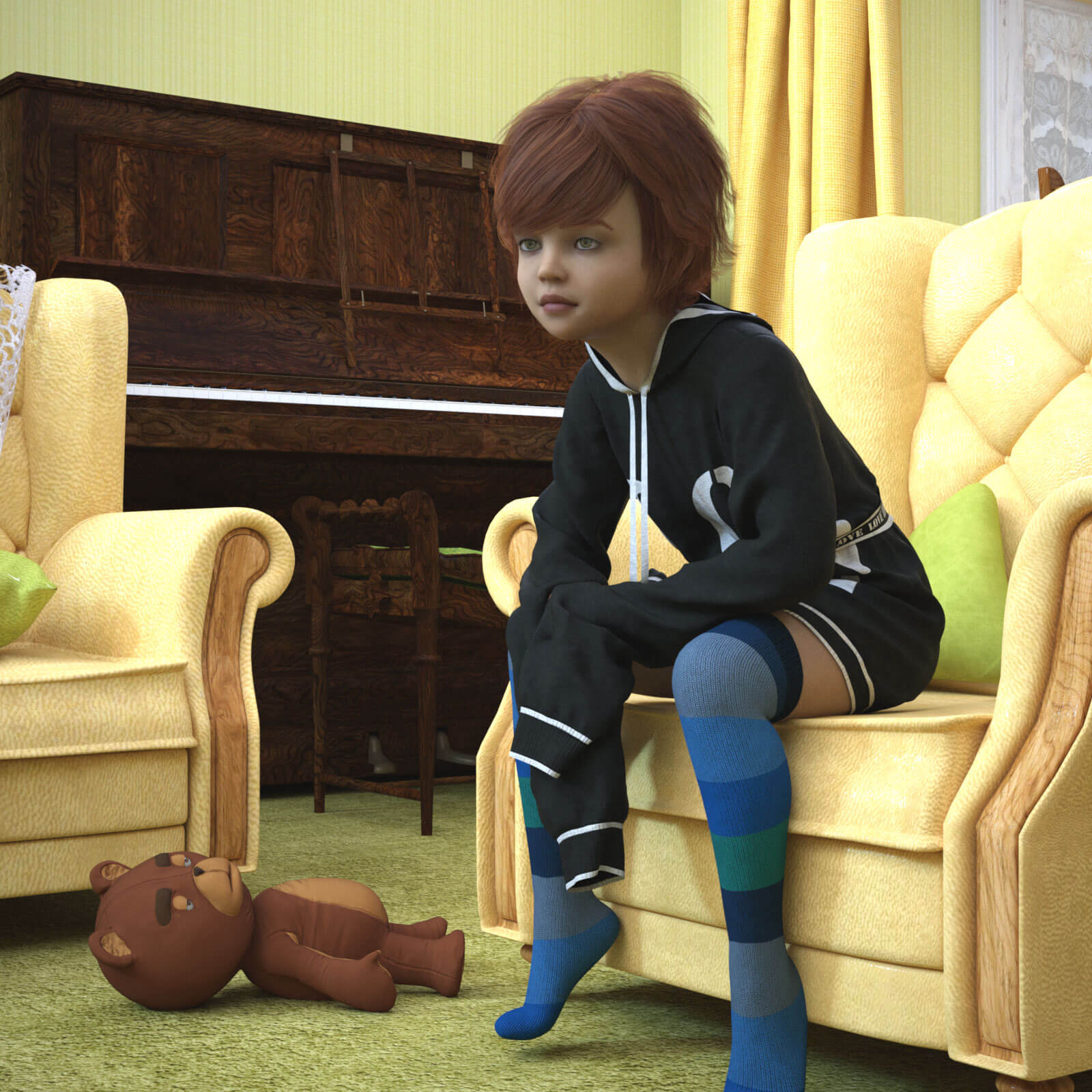 Lil Steph for Genesis 8 Females - Daz Content by 3DLoki