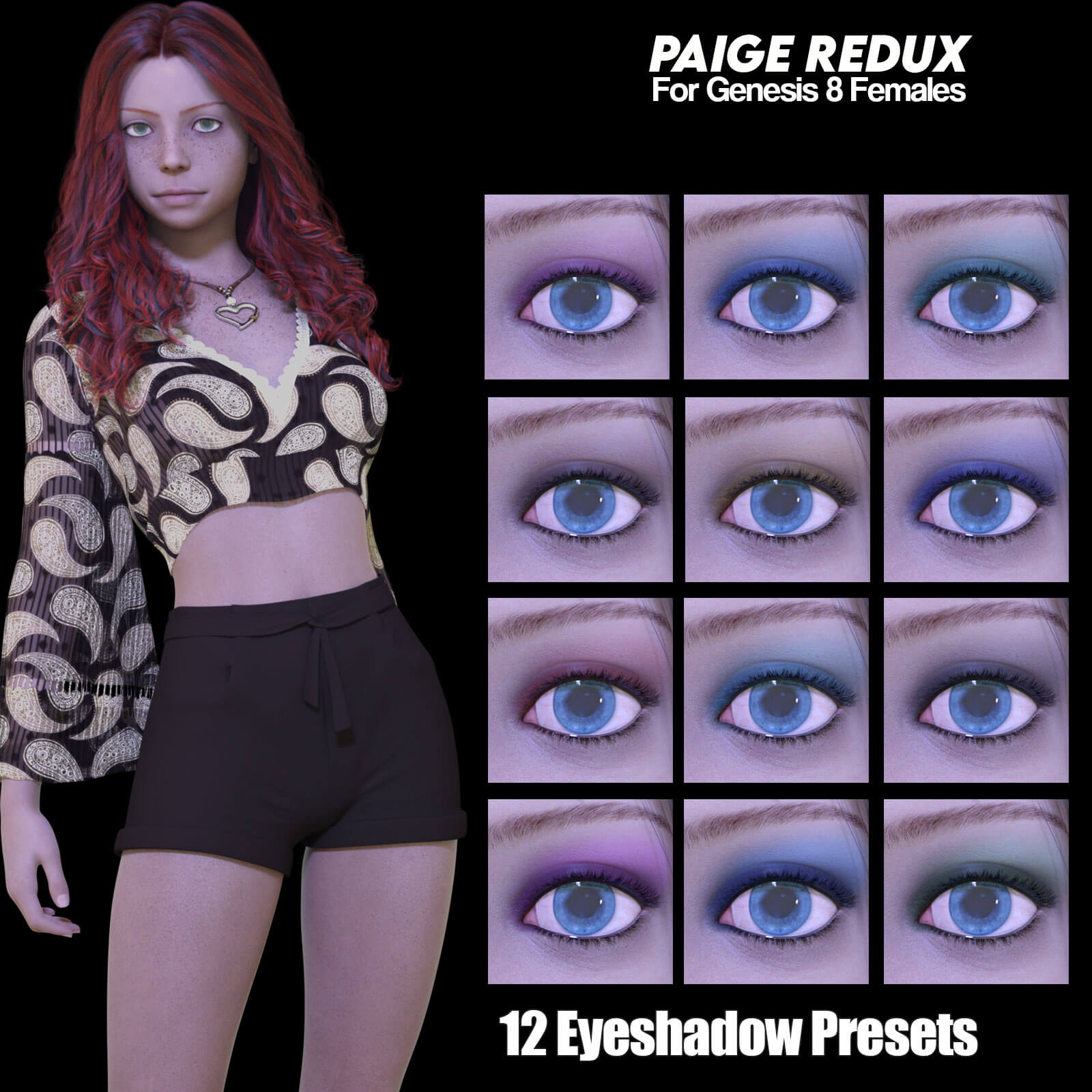 Paige for Genesis 8 Females Redux - Daz Content by 3DLoki