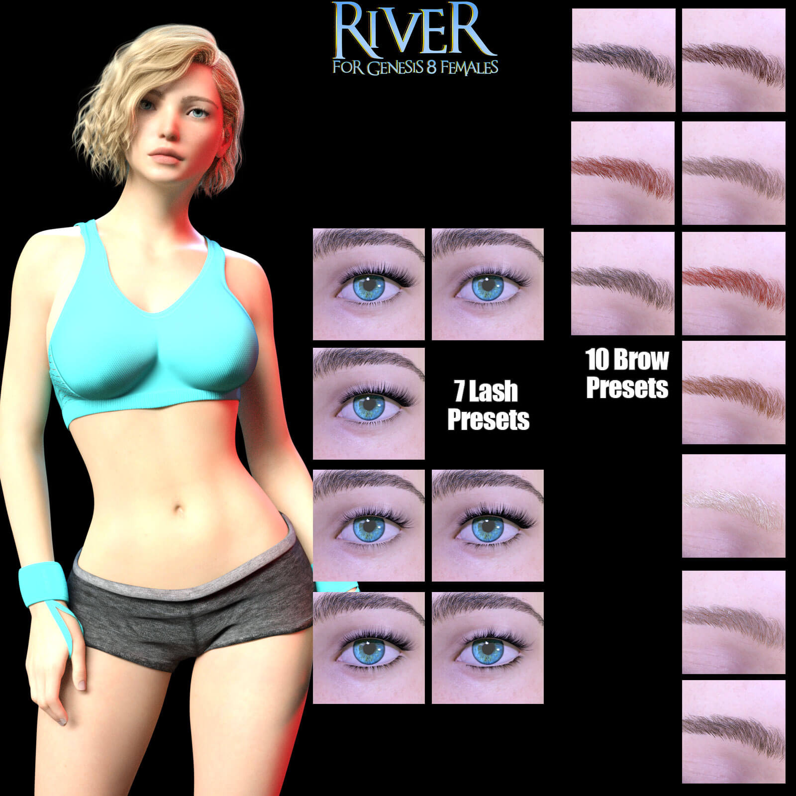 River for Genesis 8 Females (Redux) - Daz Content by 3DLoki