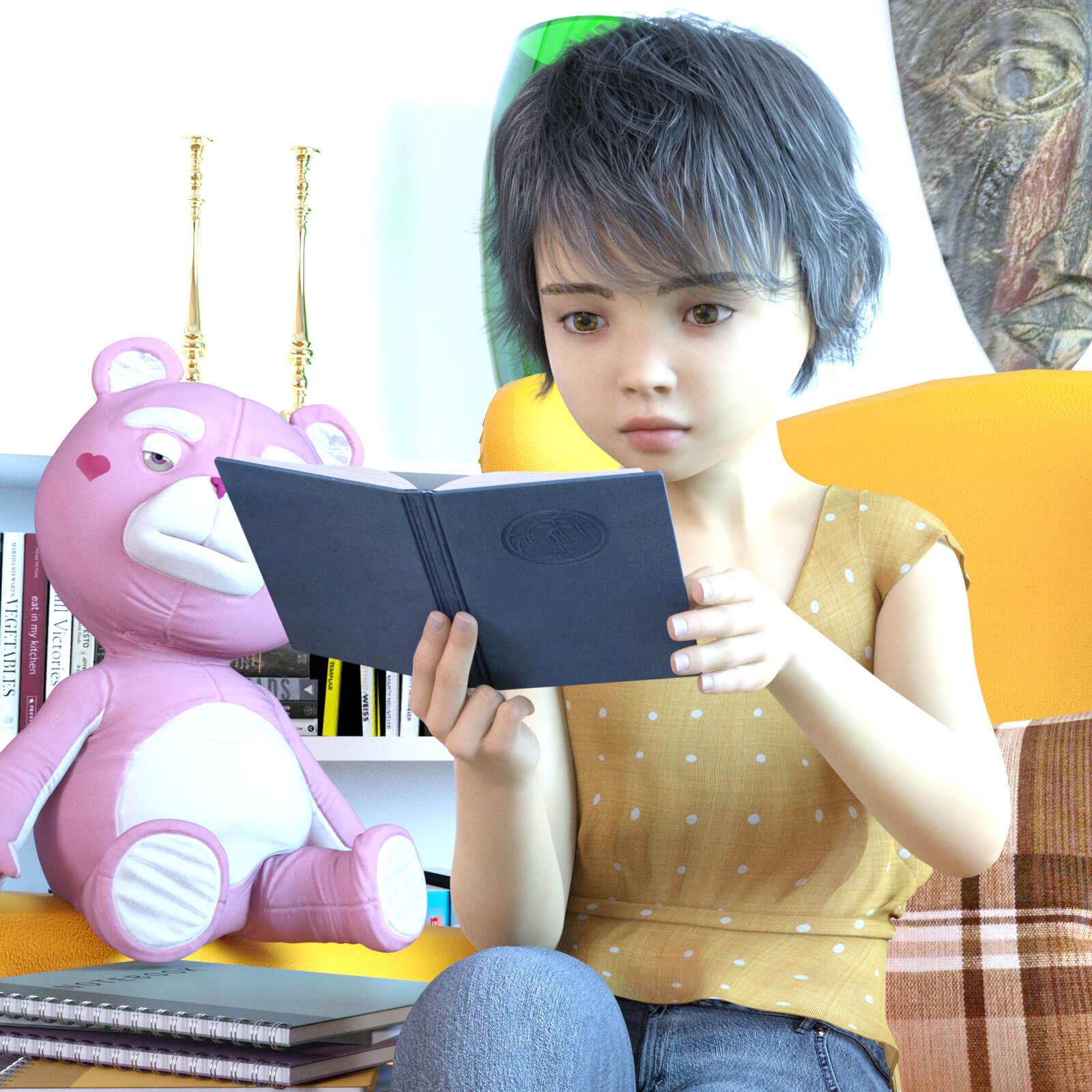 School Dayz: Lil Cherry for Genesis 8 Females - Daz Content by 3DLoki