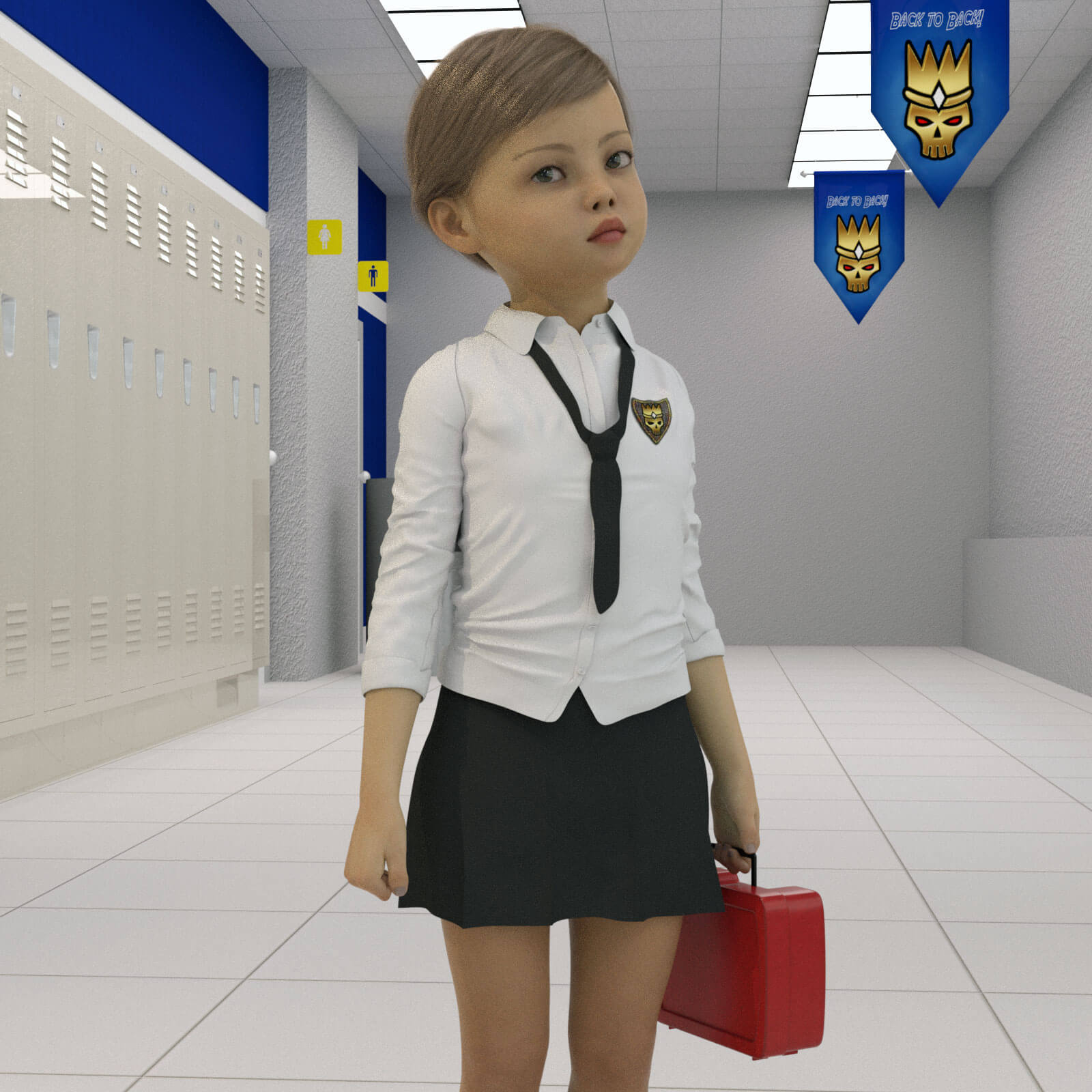School Dayz: Lil Kimberly for Genesis 8 Females - Daz Content by 3DLoki