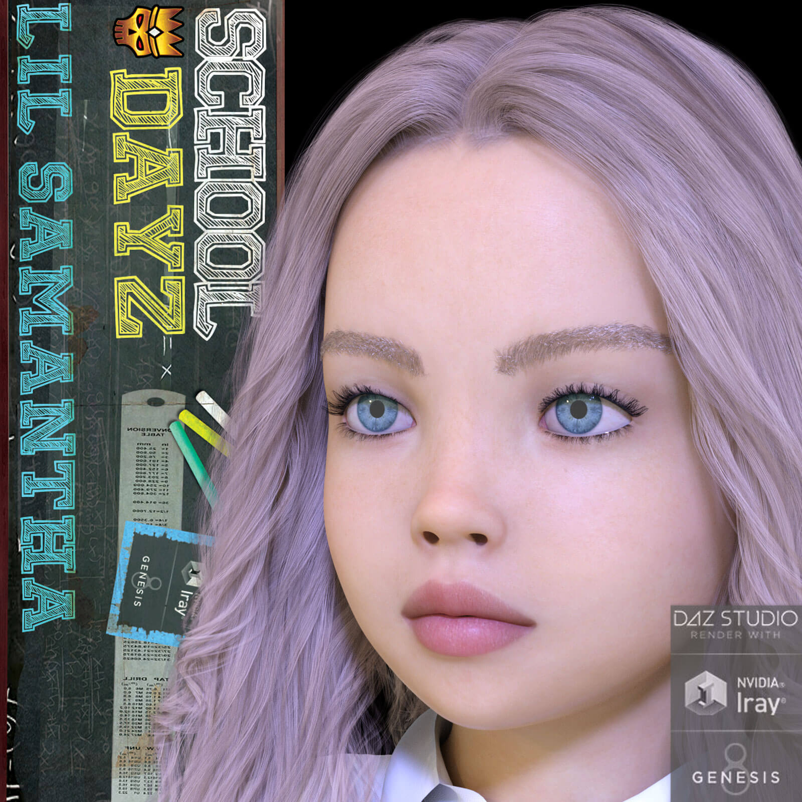 School Dayz: Lil Samantha for Genesis 8 Females - Daz Content by 3DLoki