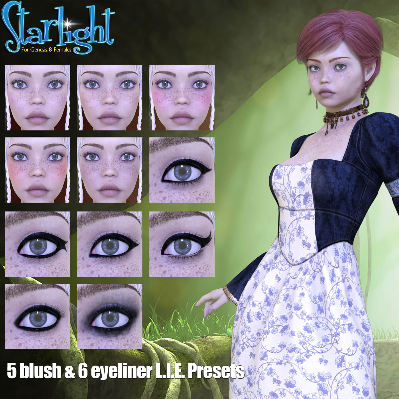 Starlight for Genesis 8 Females (Redux) - Daz Content by 3DLoki