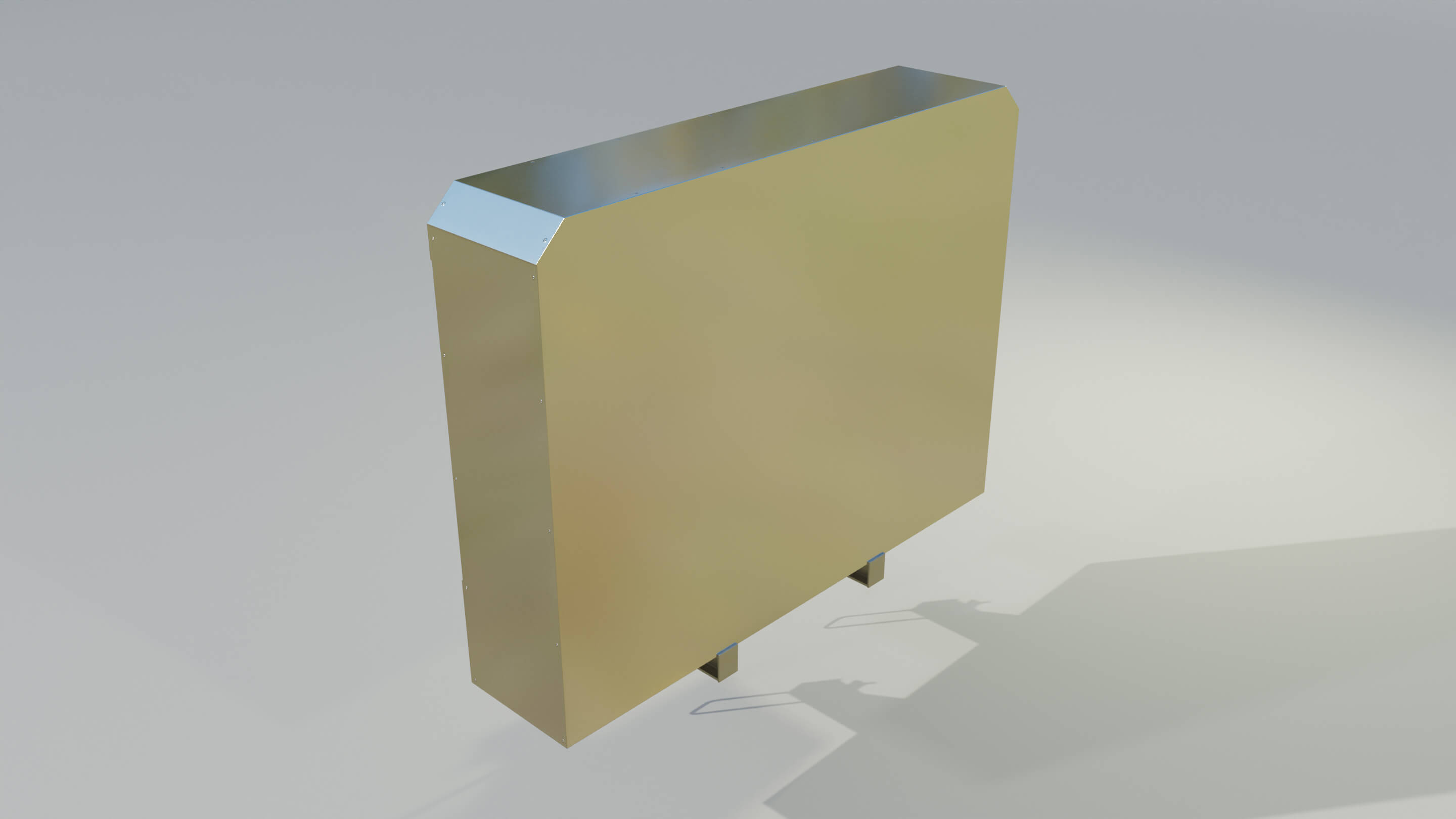 Aluminum Enclosed Headache Rack - 3D Model by 3Dmae