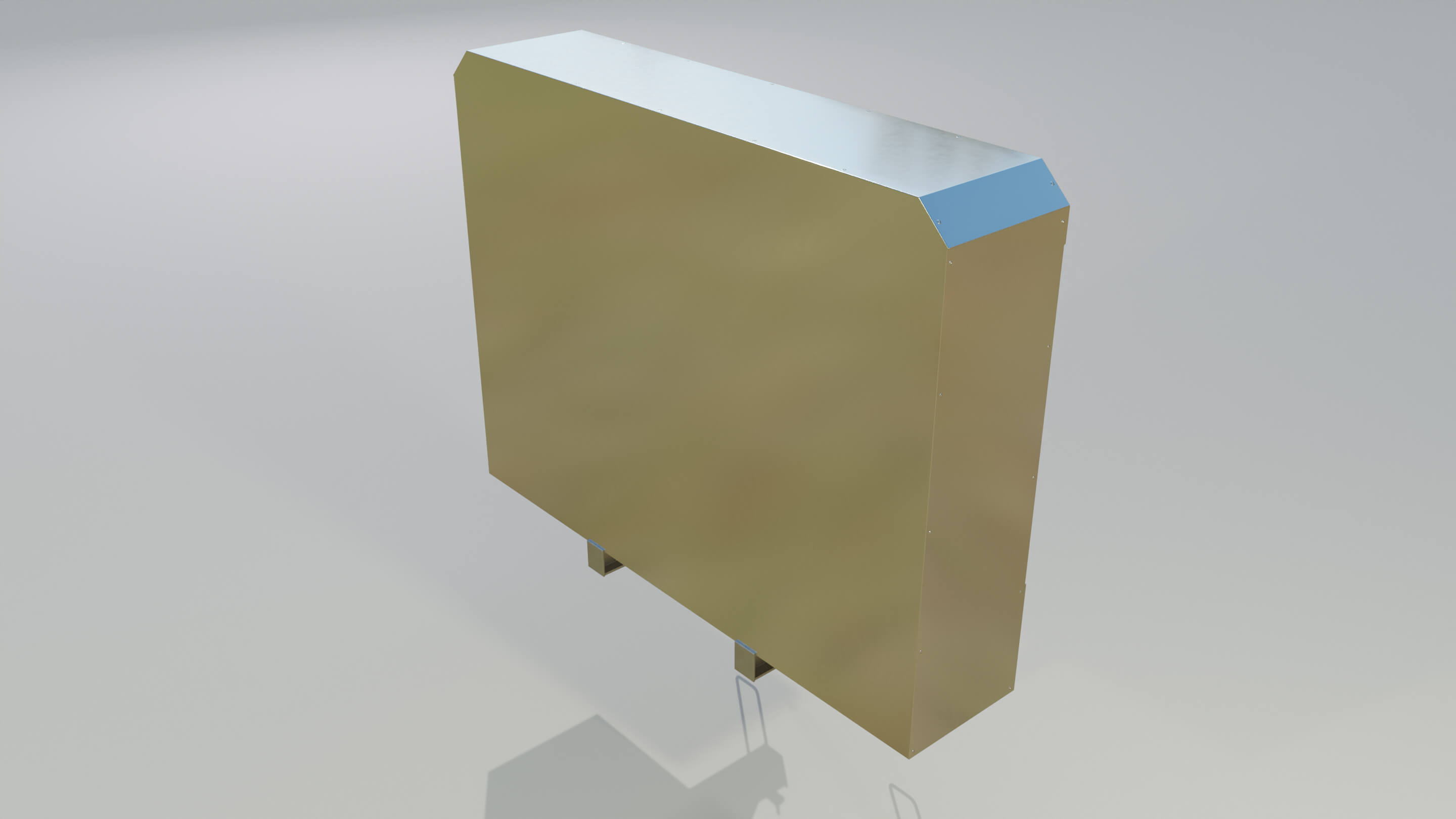 Aluminum Enclosed Headache Rack - 3D Model by 3Dmae