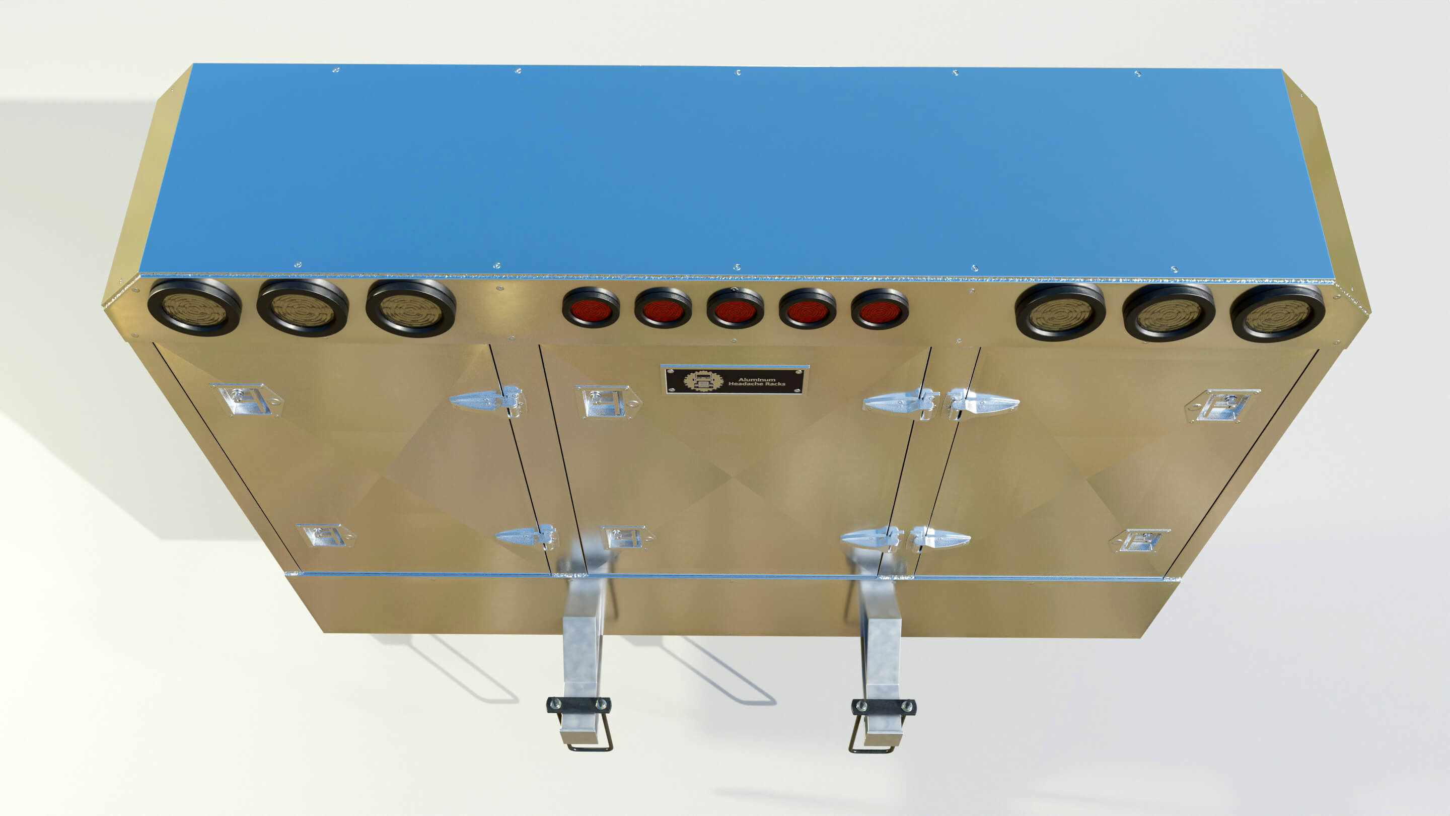 Aluminum Enclosed Headache Rack - 3D Model by 3Dmae