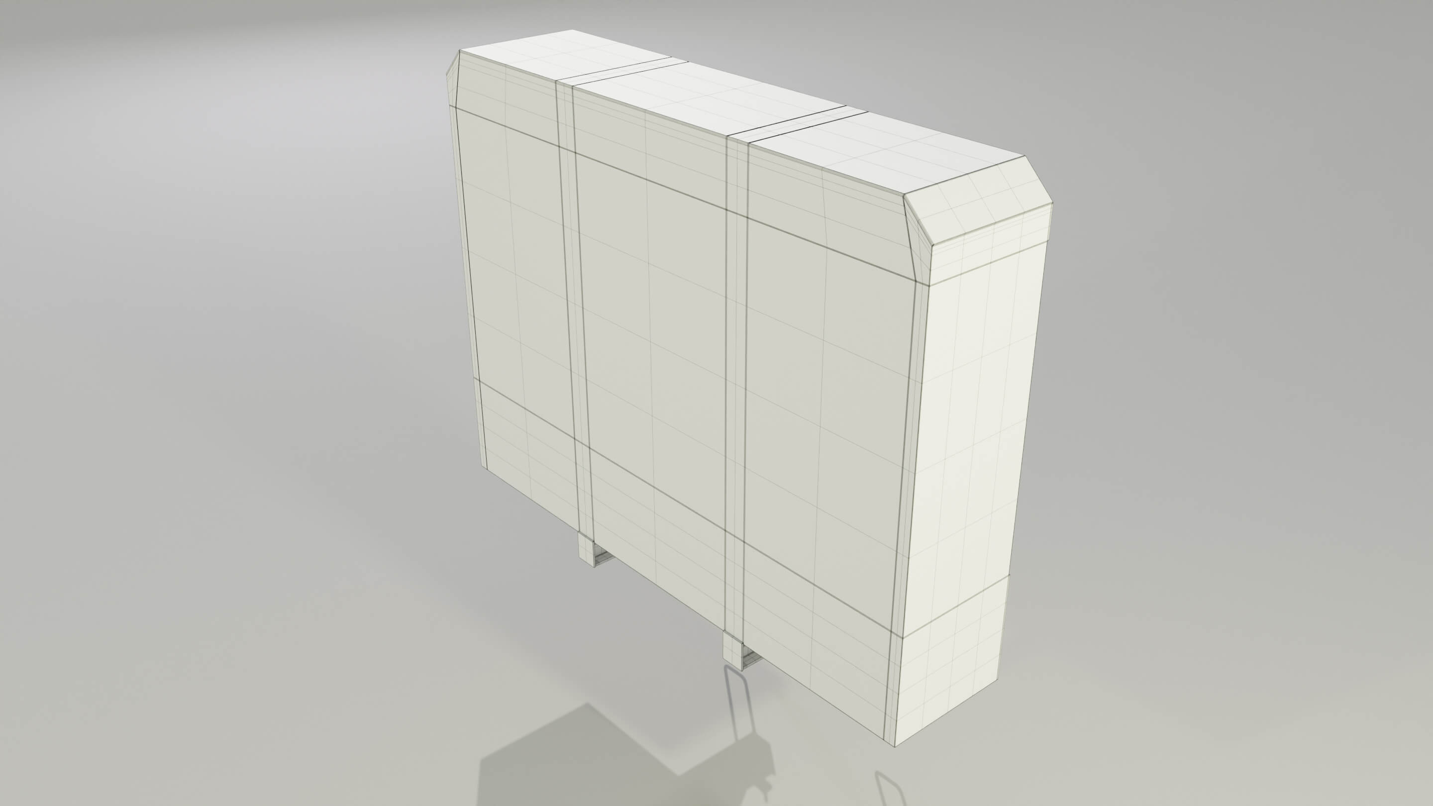 Aluminum Enclosed Headache Rack - 3D Model by 3Dmae