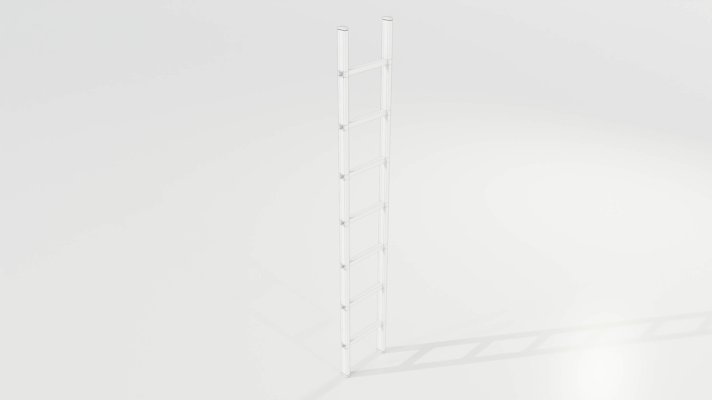 Aluminum Ladder - 3D Model by 3Dmae