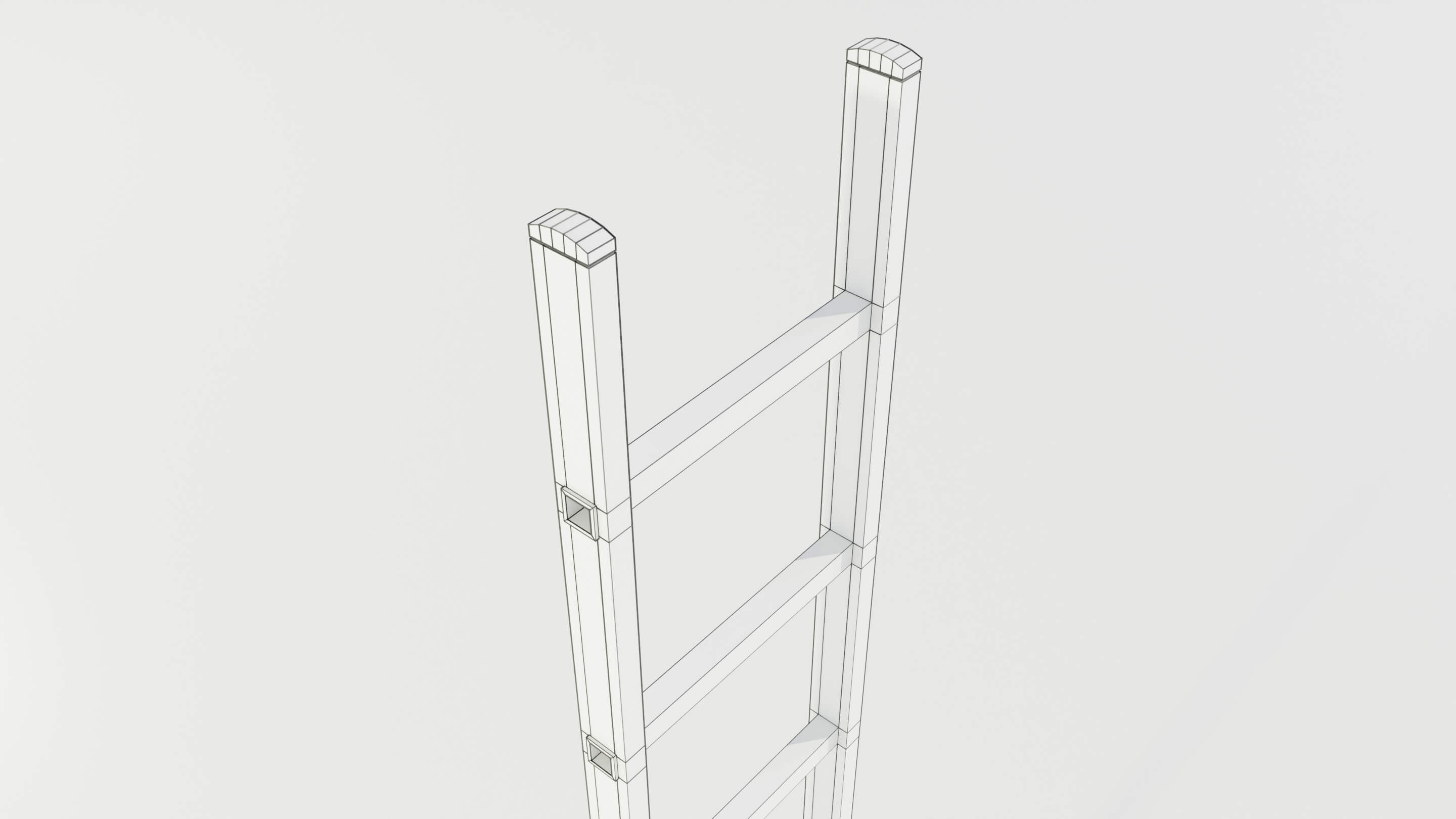 Aluminum Ladder - 3D Model by 3Dmae