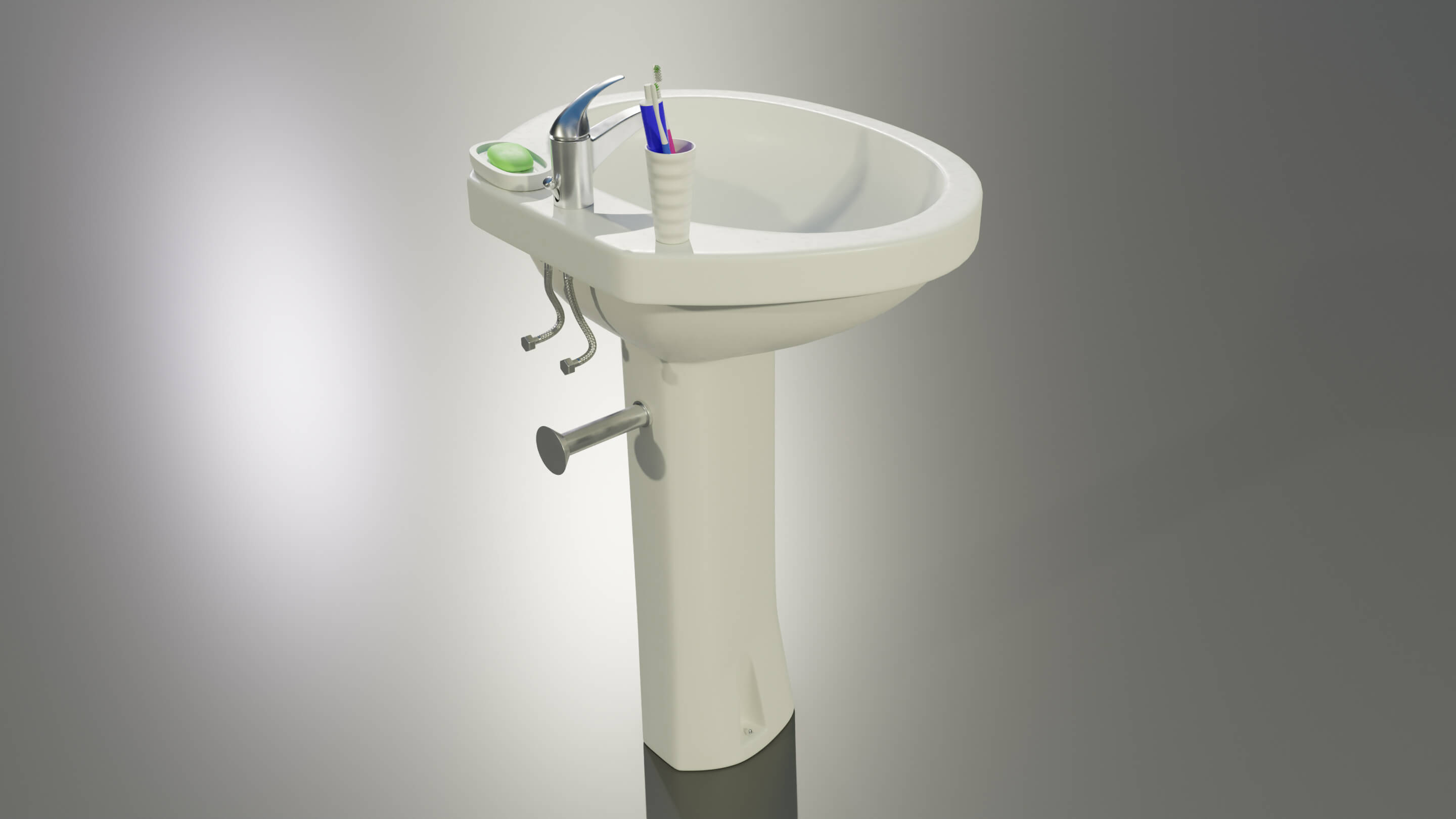 Bathroom Sink - 3D Model by 3Dmae