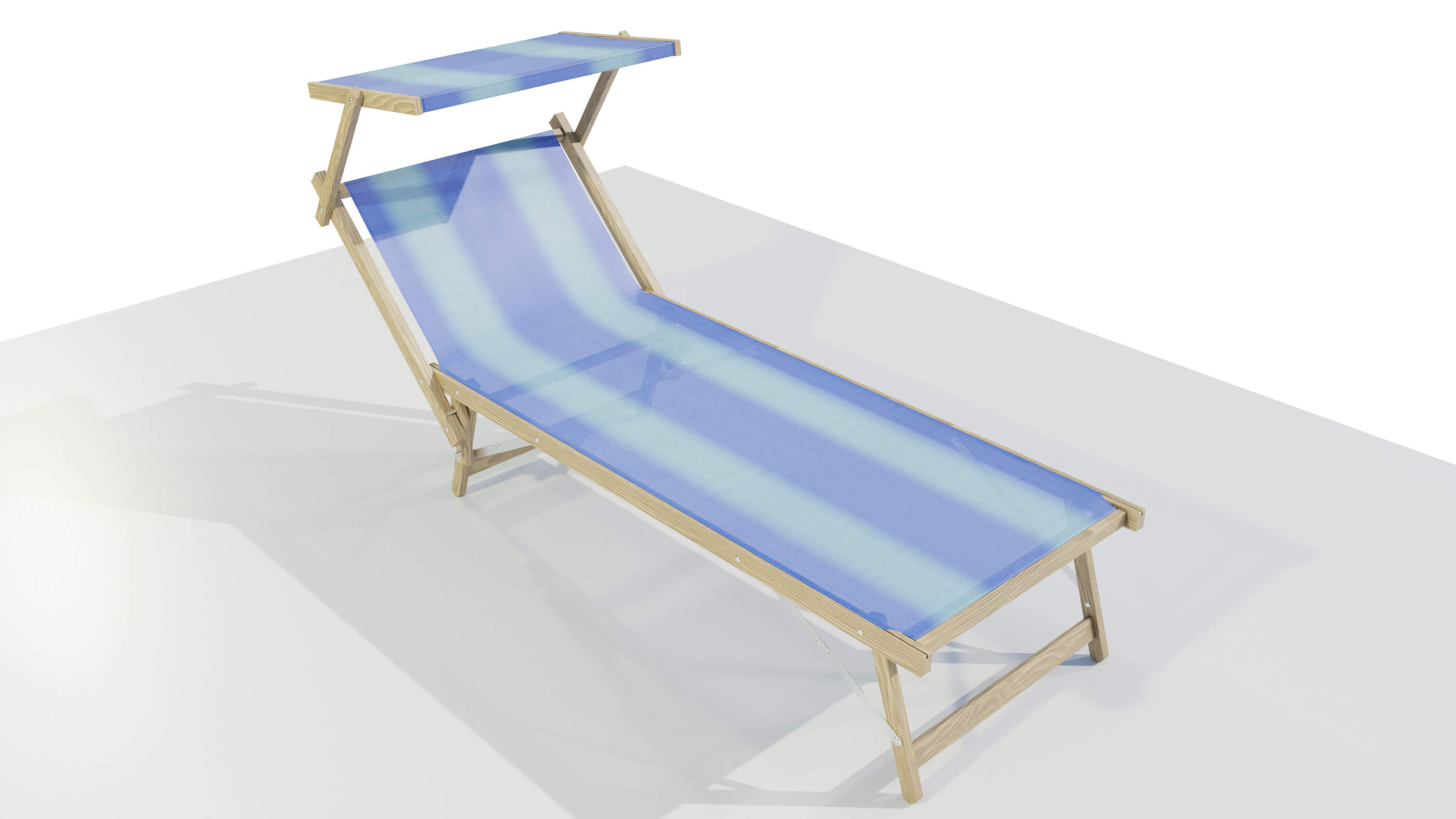 Beach Lounger - 3D Model by 3Dmae