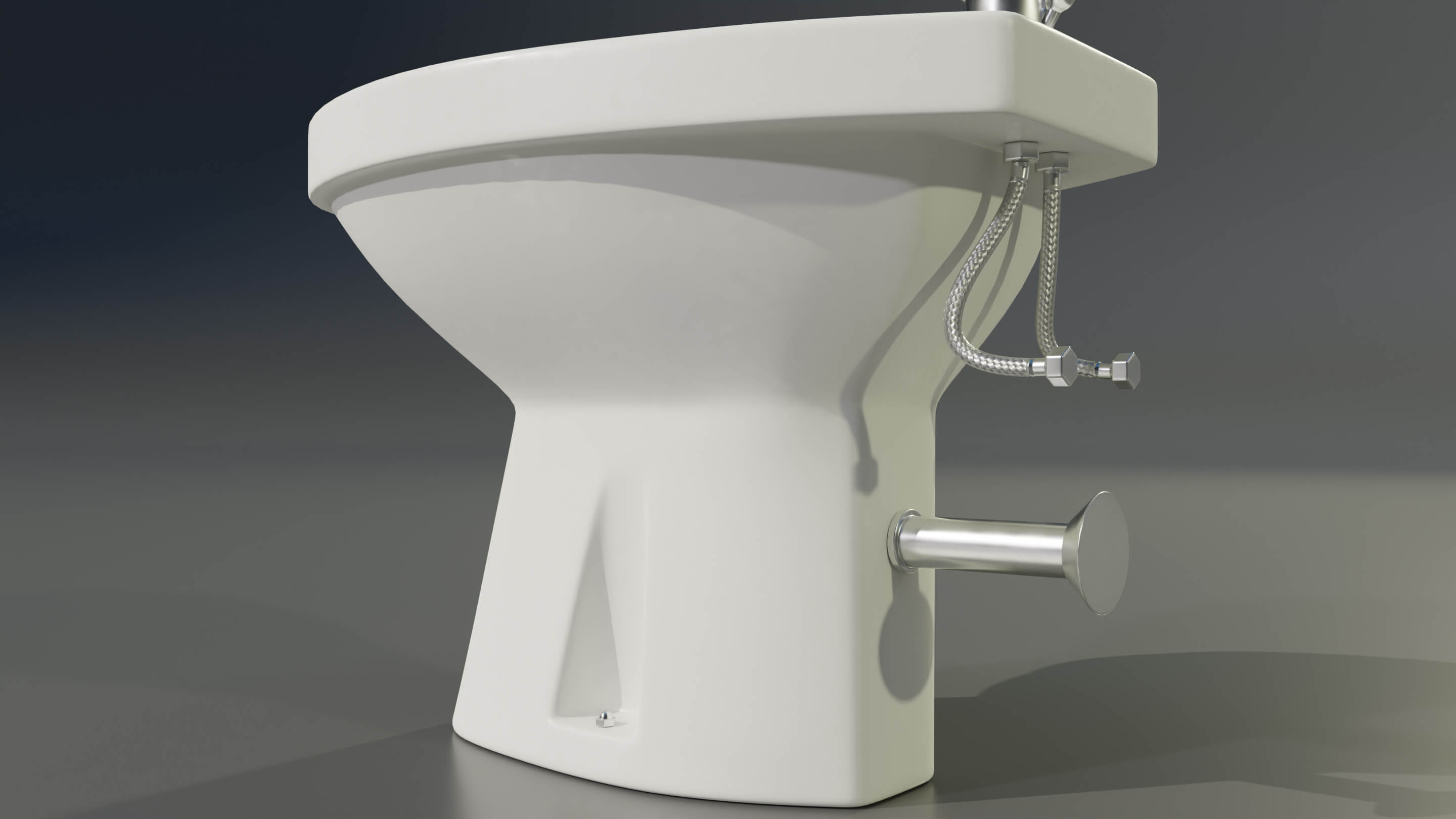 Bidet With Faucet - 3D Model by 3Dmae
