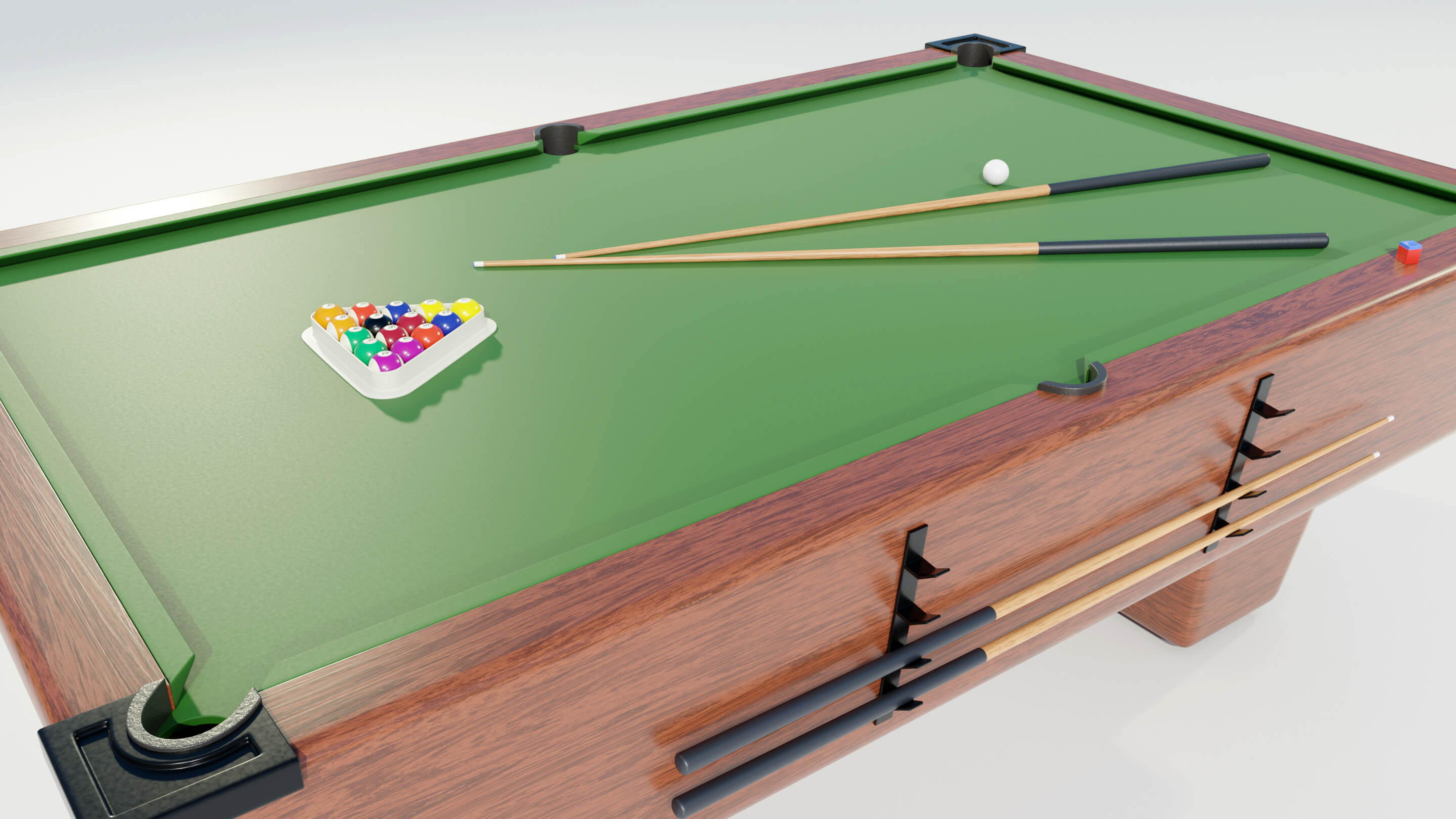 Billiards Table - 3D Model by 3Dmae