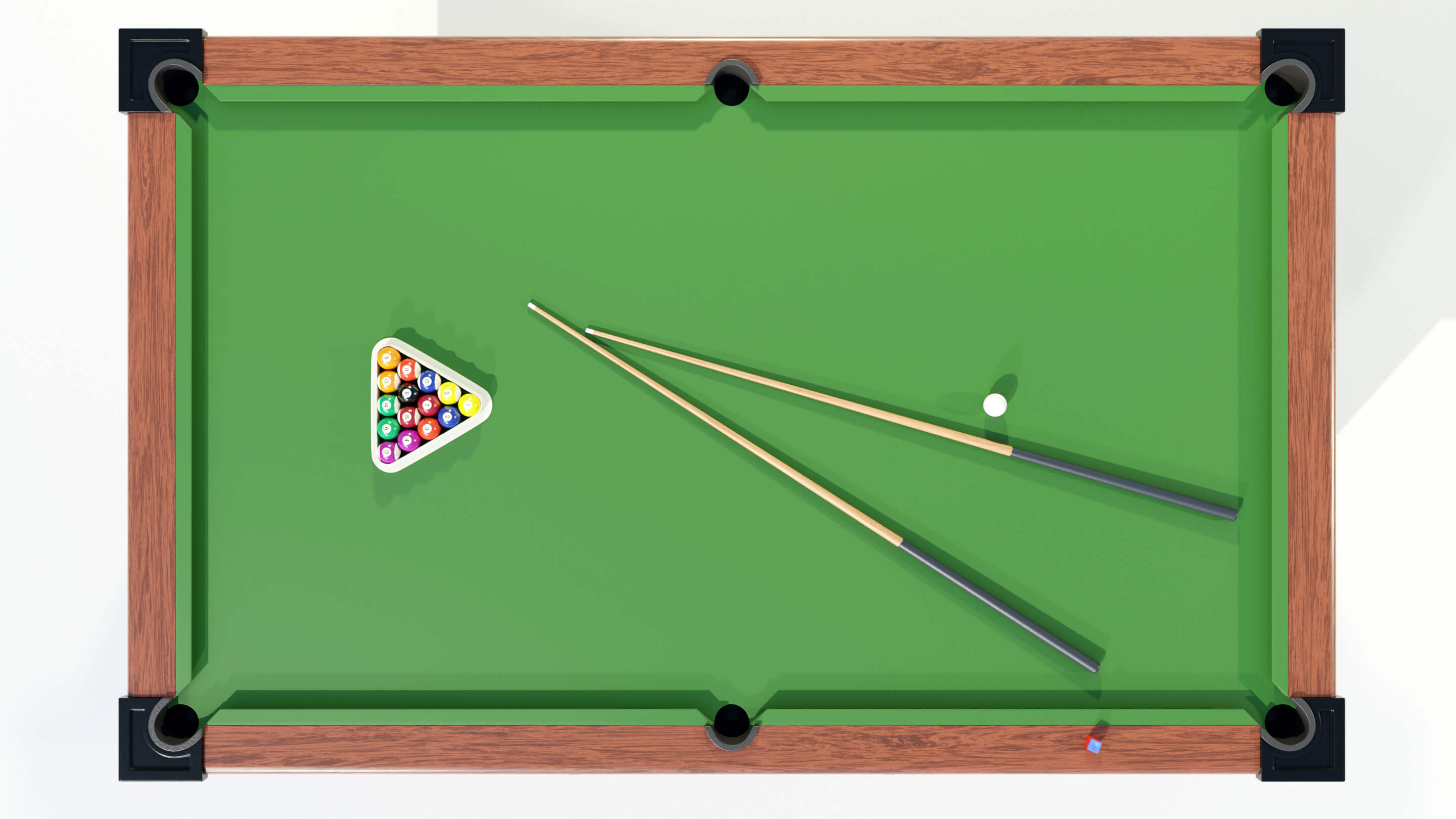 Billiards Table - 3D Model by 3Dmae