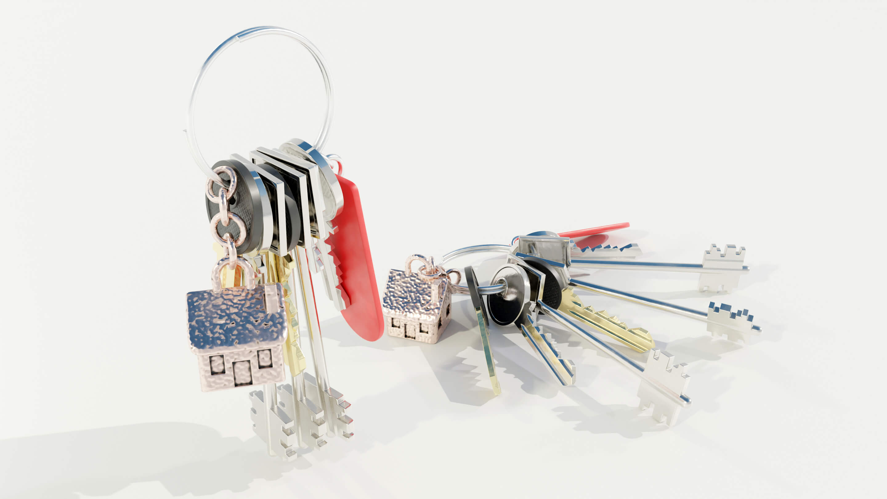 Bunch of Keys - 3D Model by 3Dmae