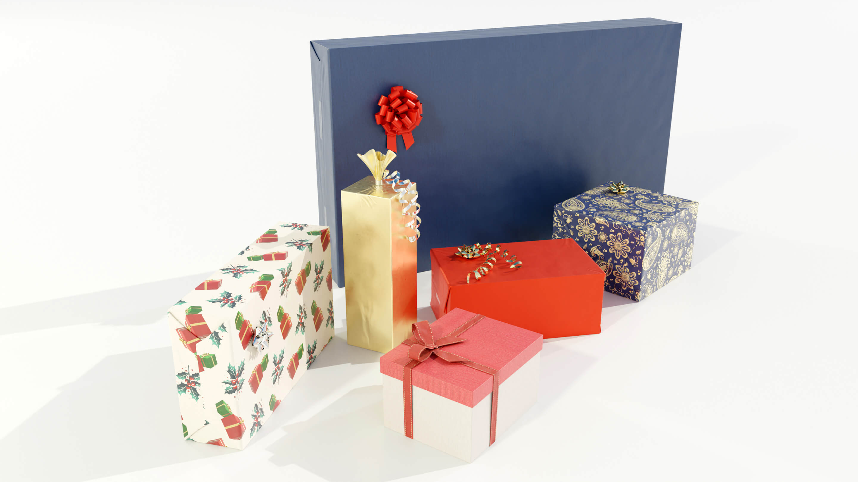 Christmas Gifts - 3D Model by 3Dmae