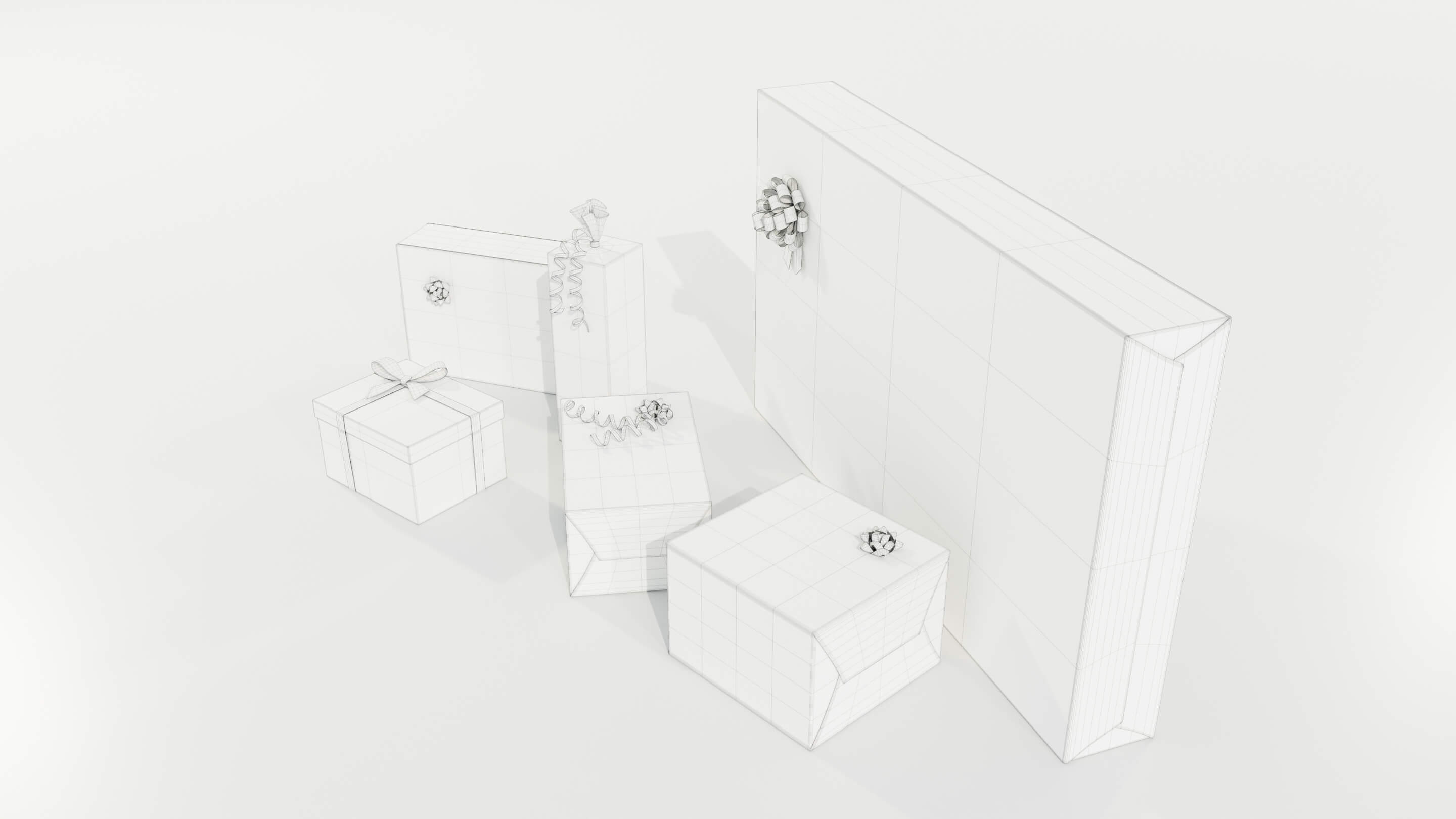 Christmas Gifts - 3D Model by 3Dmae