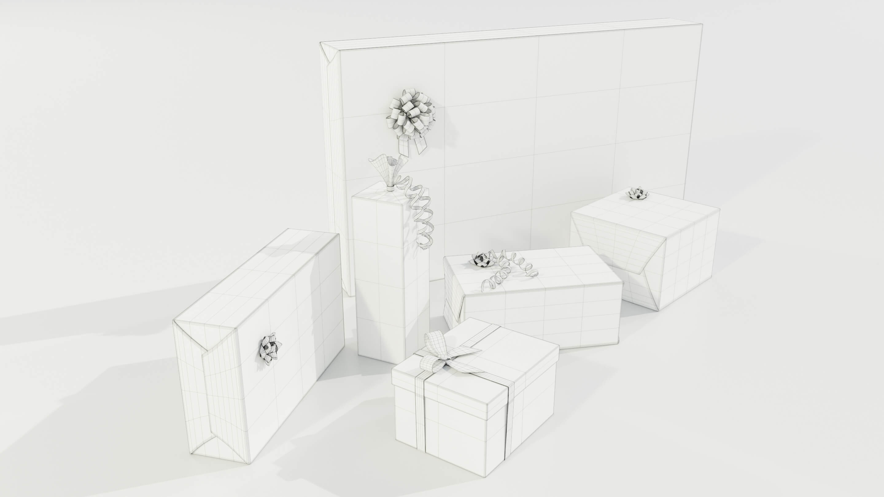 Christmas Gifts - 3D Model by 3Dmae