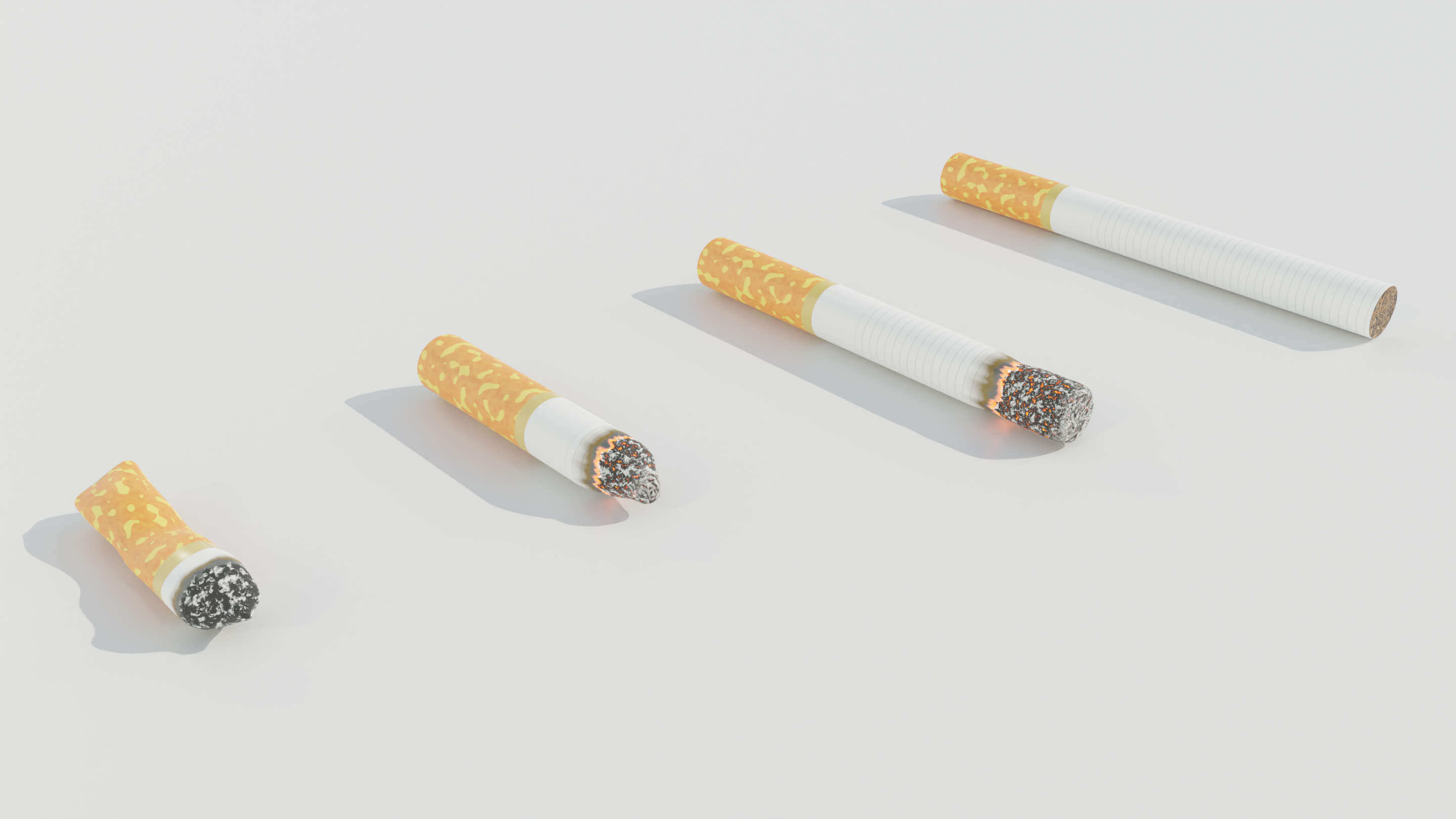 Cigarettes Collection - 3D Model by 3Dmae