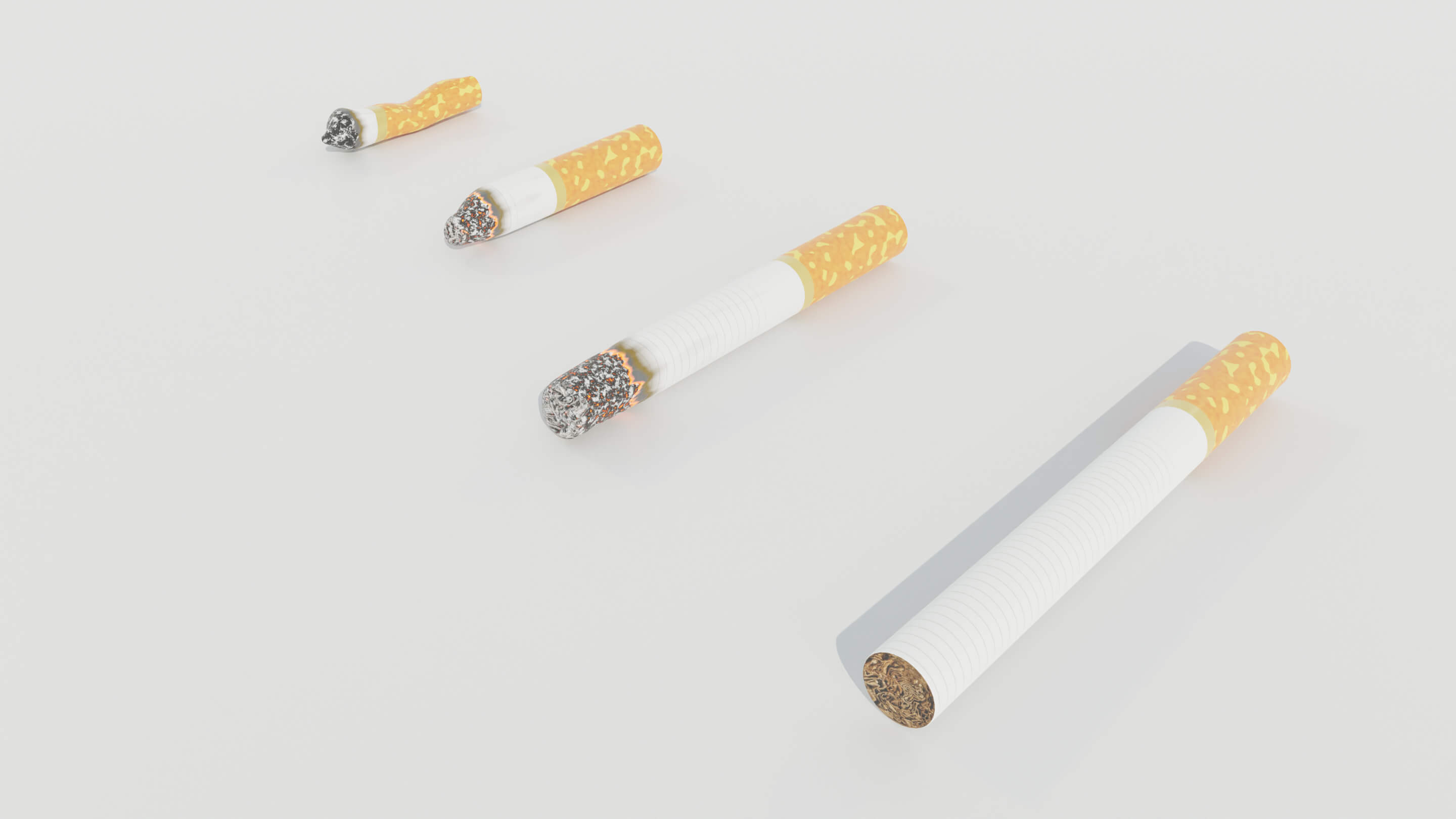 Cigarettes Collection - 3D Model by 3Dmae