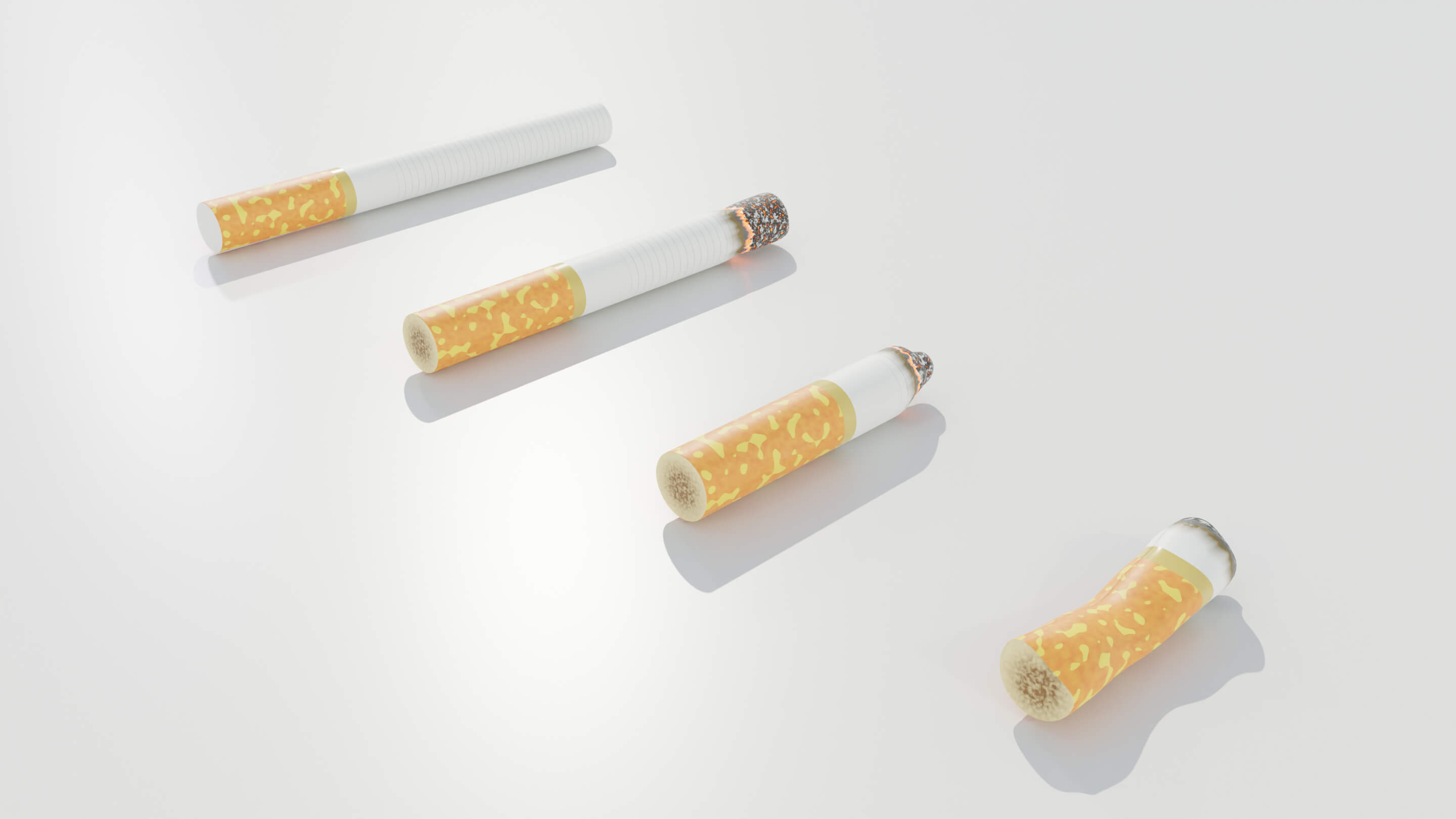 Cigarettes Collection - 3D Model by 3Dmae