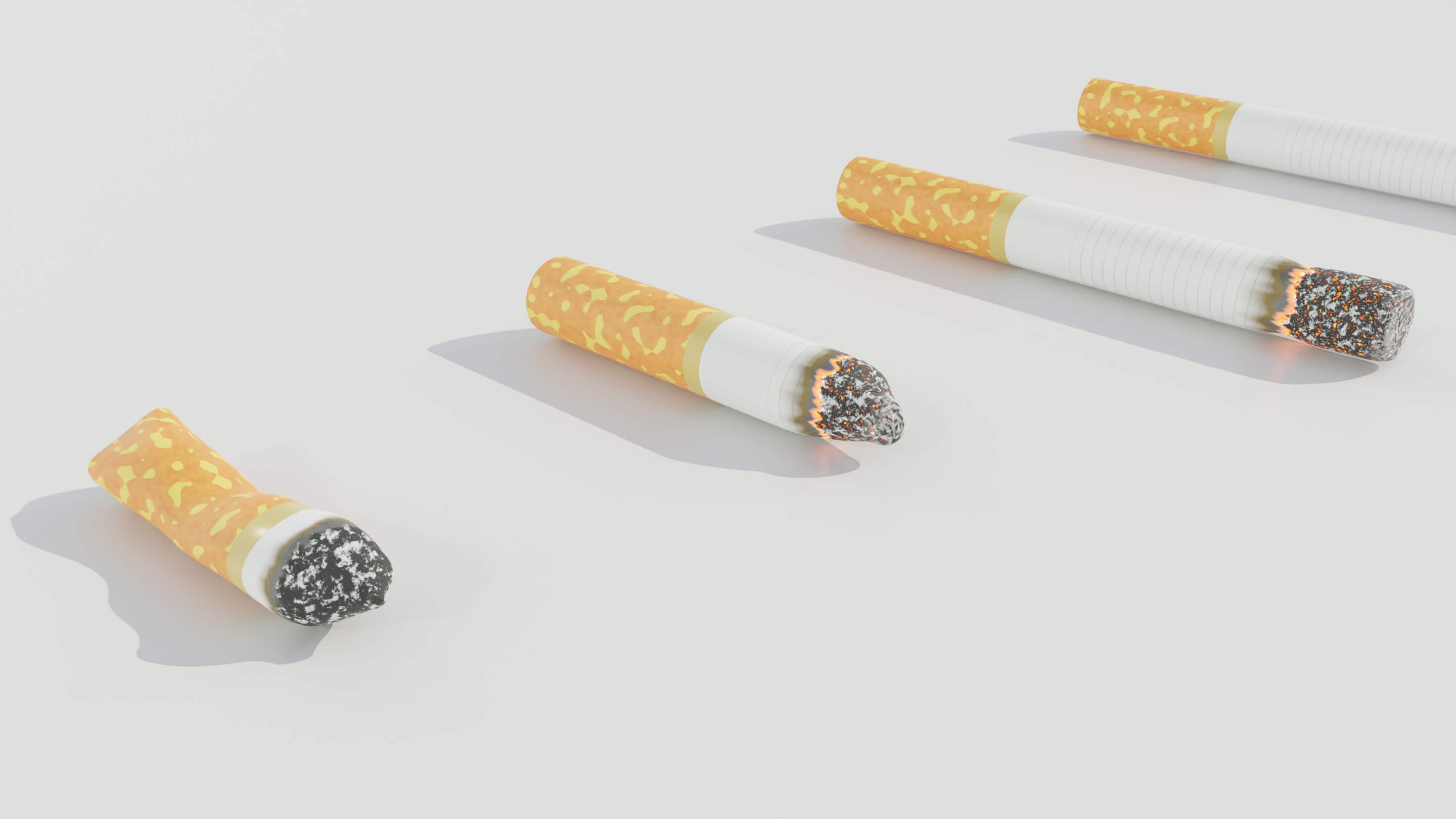 Cigarettes Collection - 3D Model by 3Dmae