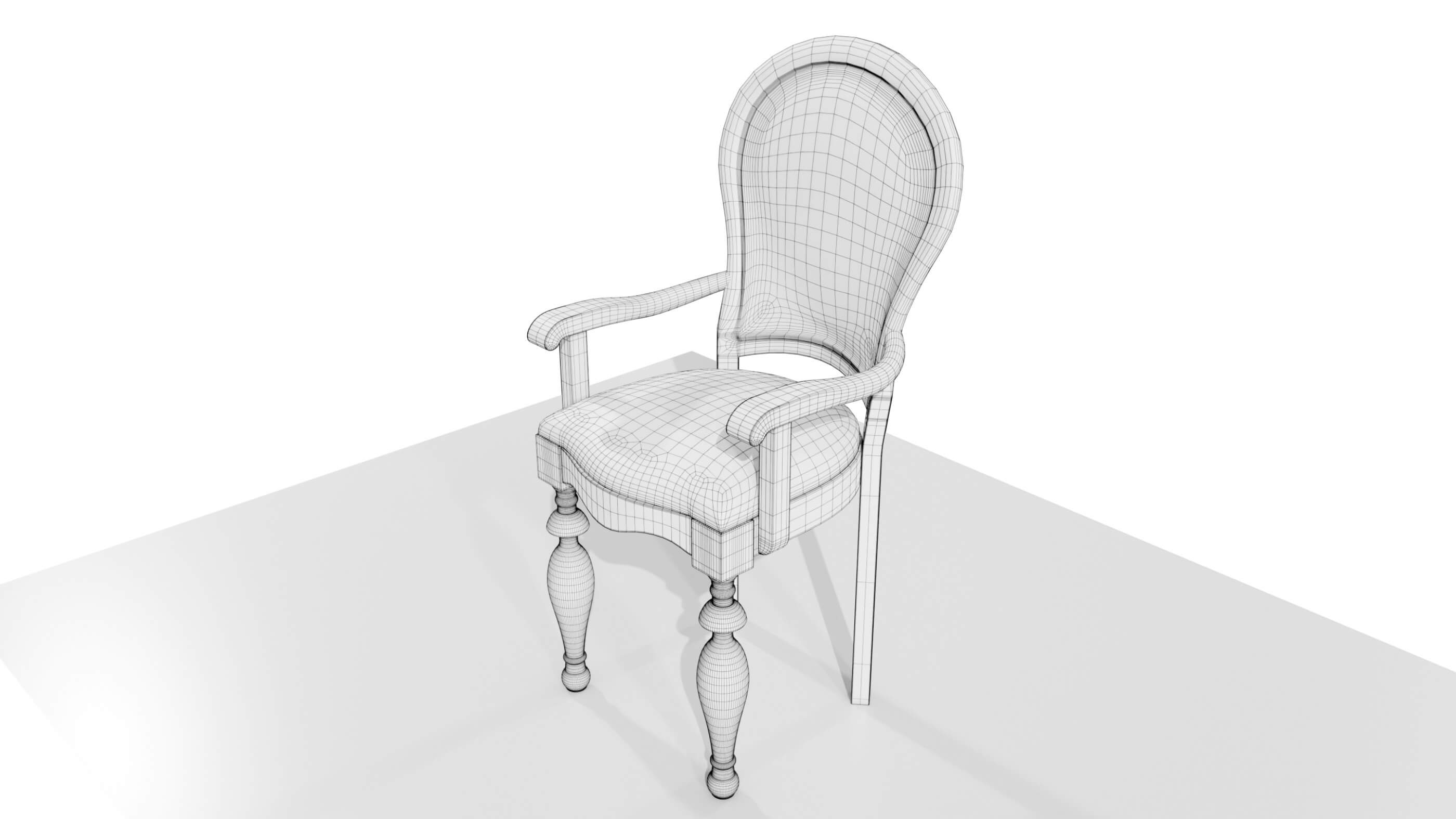 Classic Chair - 3D Model by 3Dmae