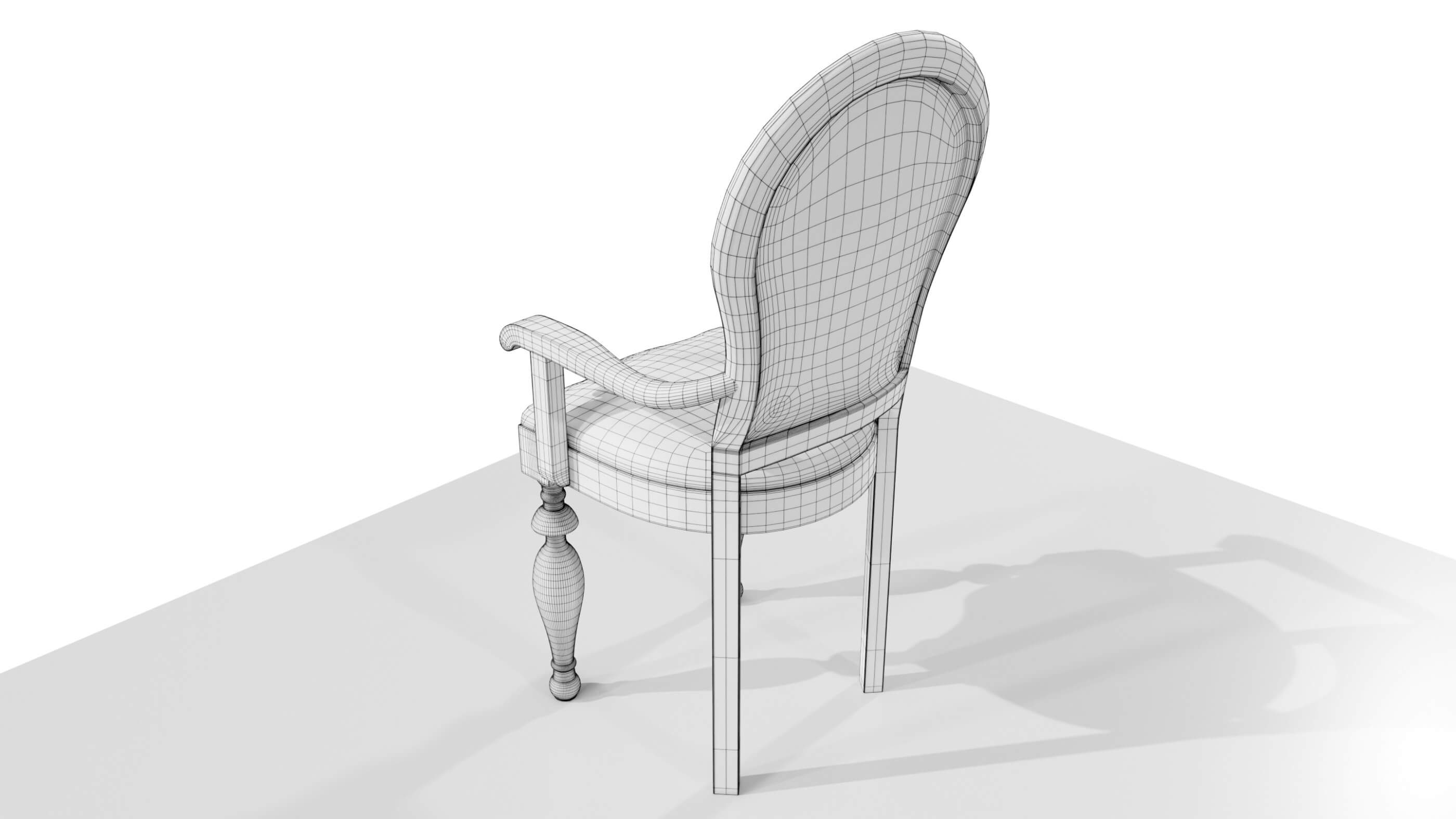 Classic Chair - 3D Model by 3Dmae