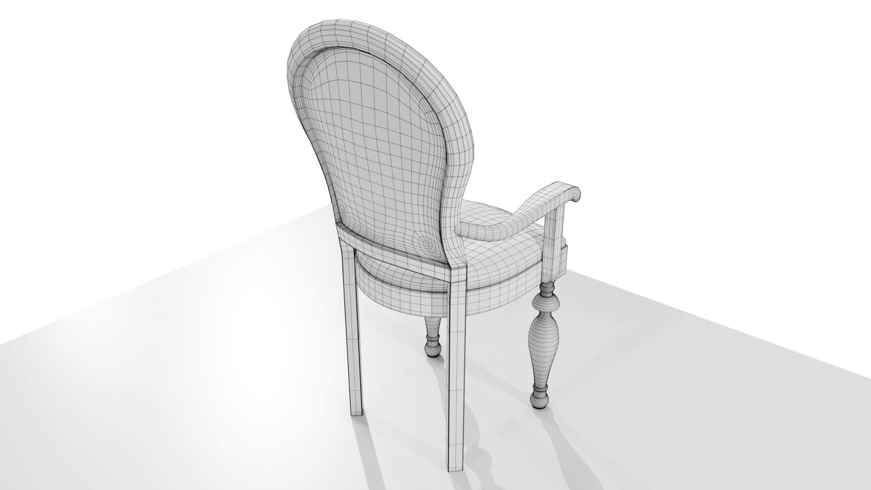 Classic Chair - 3D Model by 3Dmae