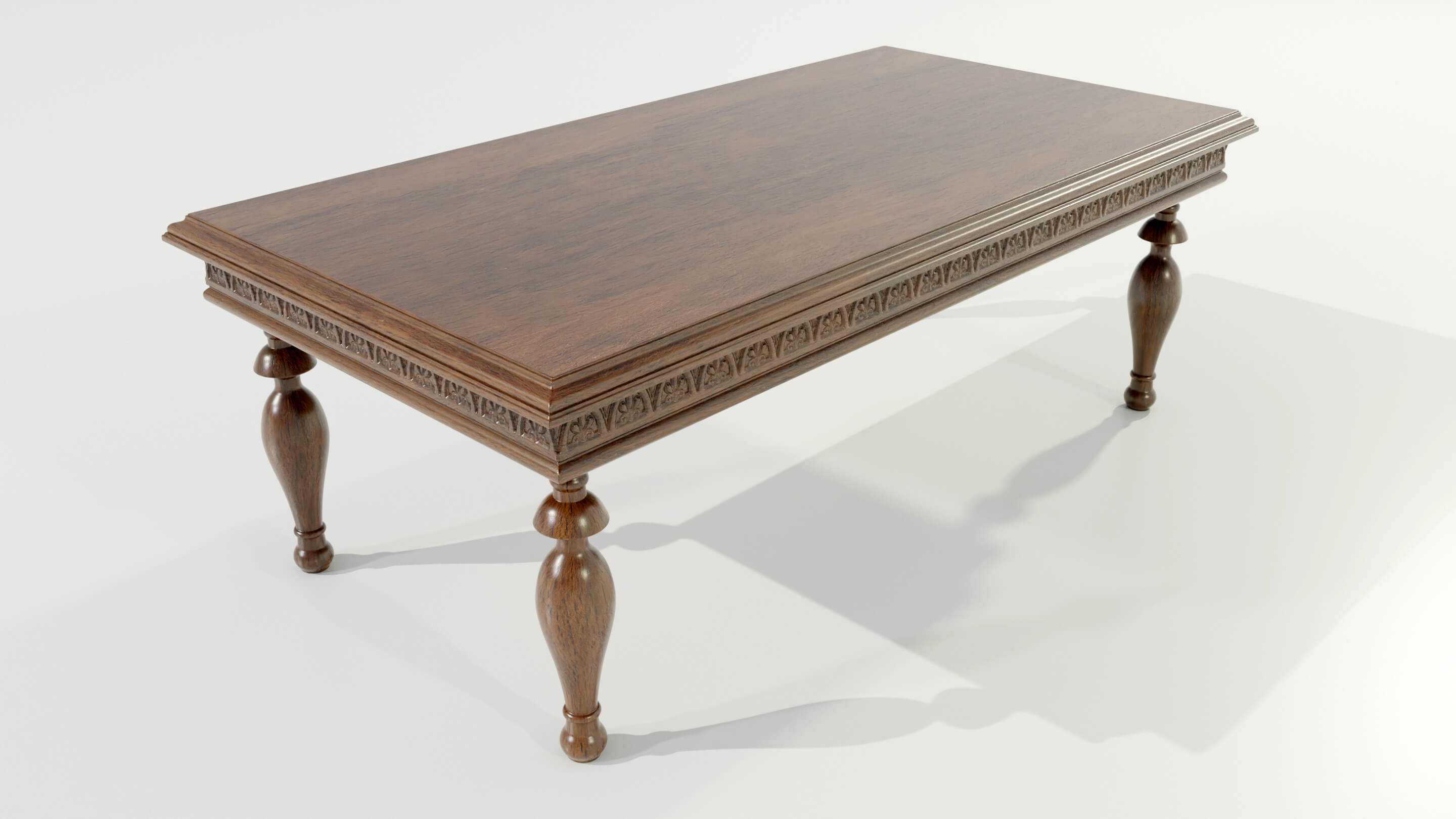 Classic Side Table 3d Model By 3dmae 7907