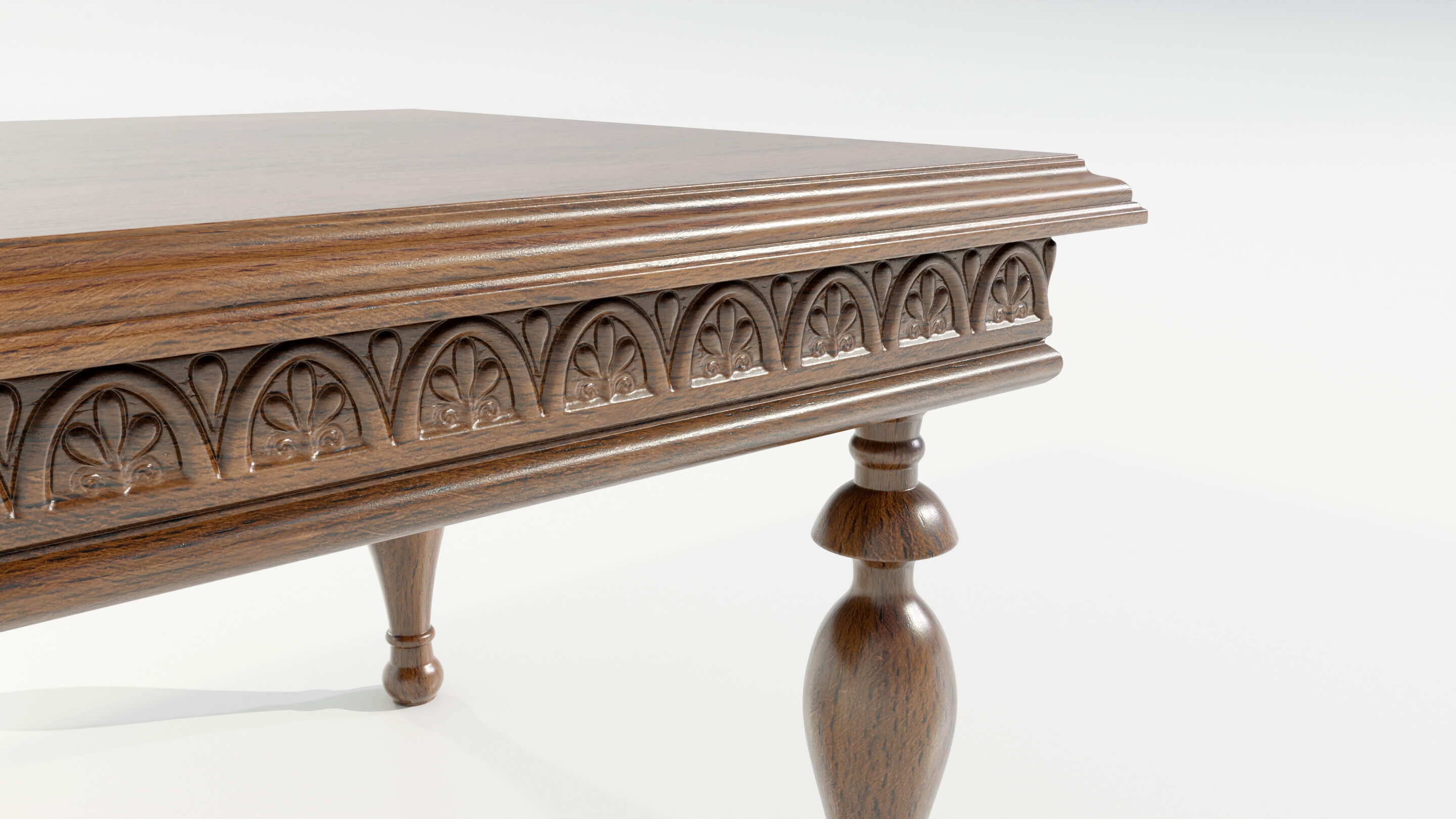 Classic Side Table - 3D Model by 3Dmae