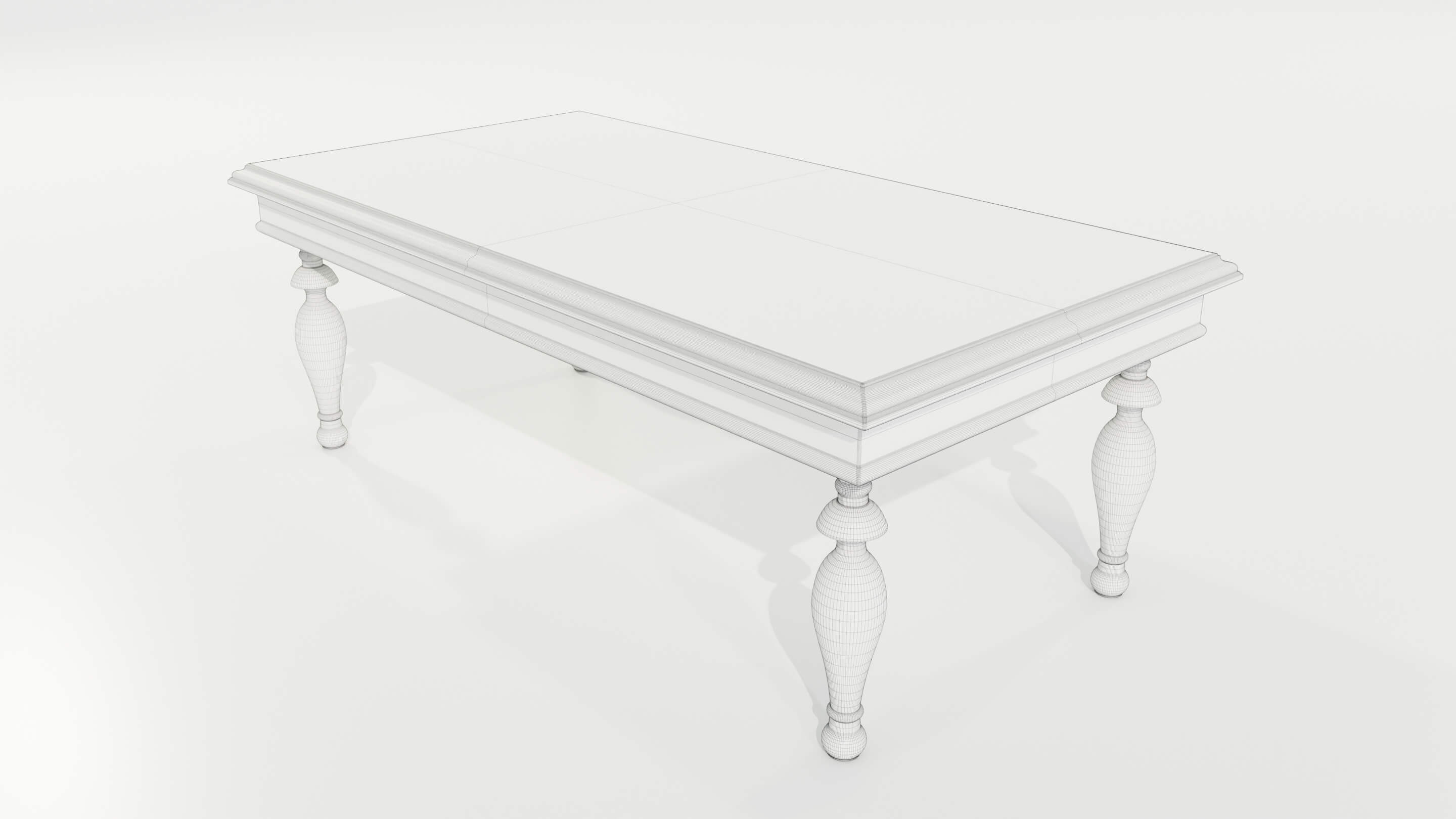 Classic Side Table - 3D Model by 3Dmae