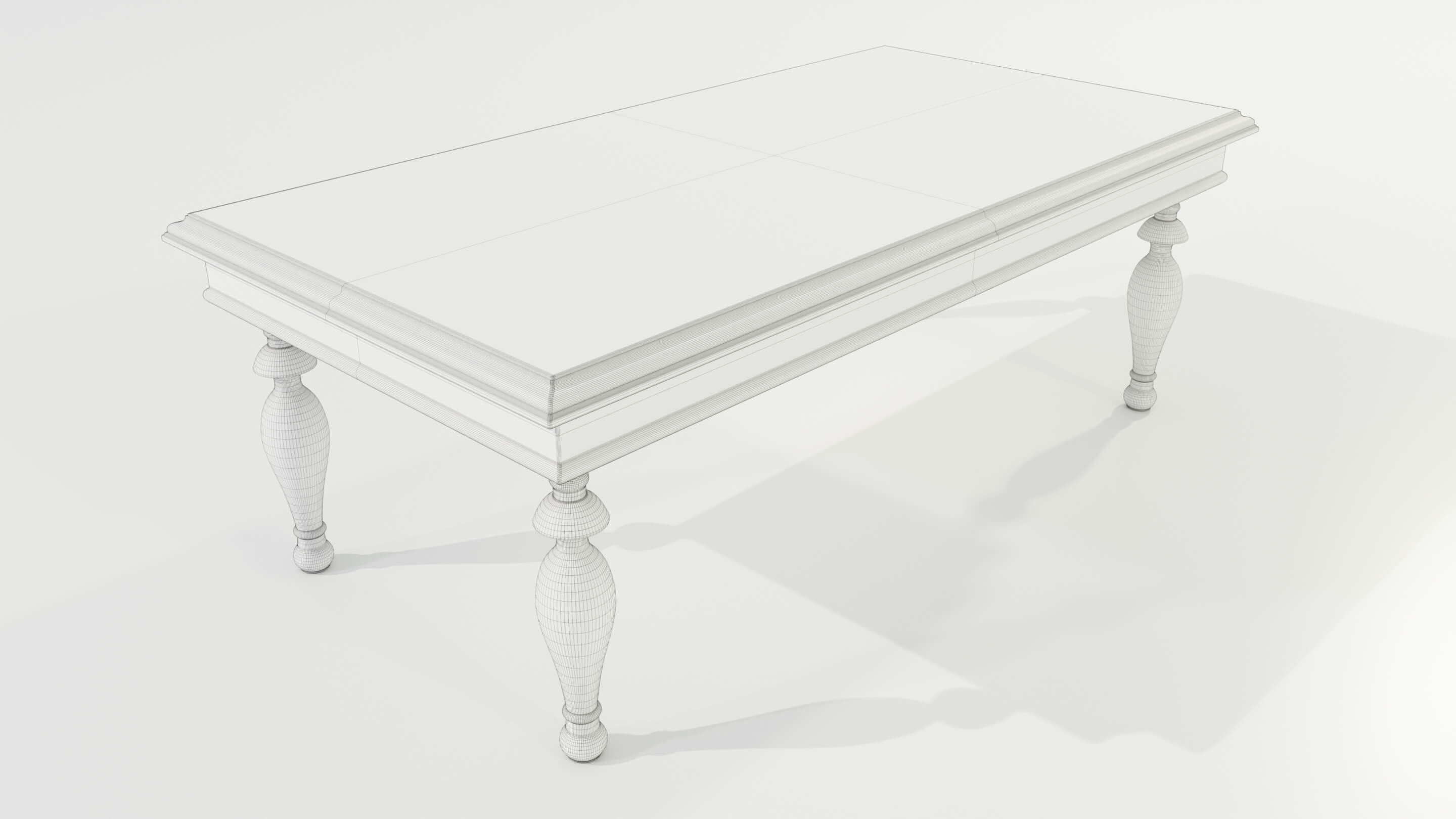 Classic Side Table - 3D Model by 3Dmae