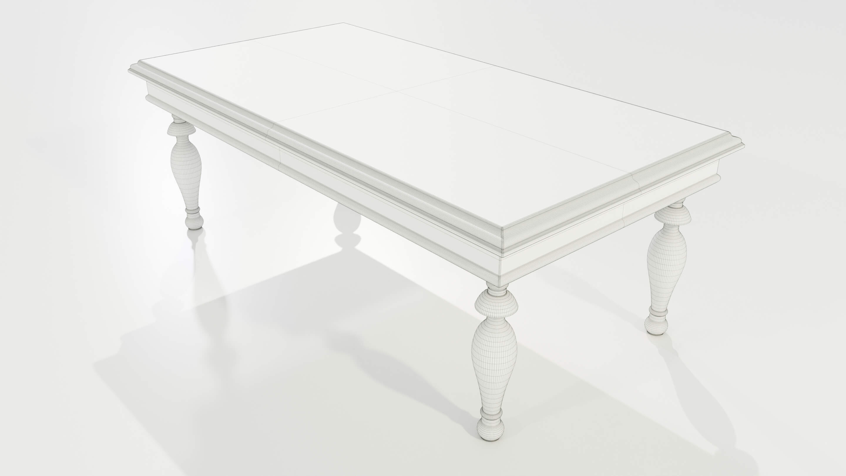 Classic Side Table - 3D Model by 3Dmae