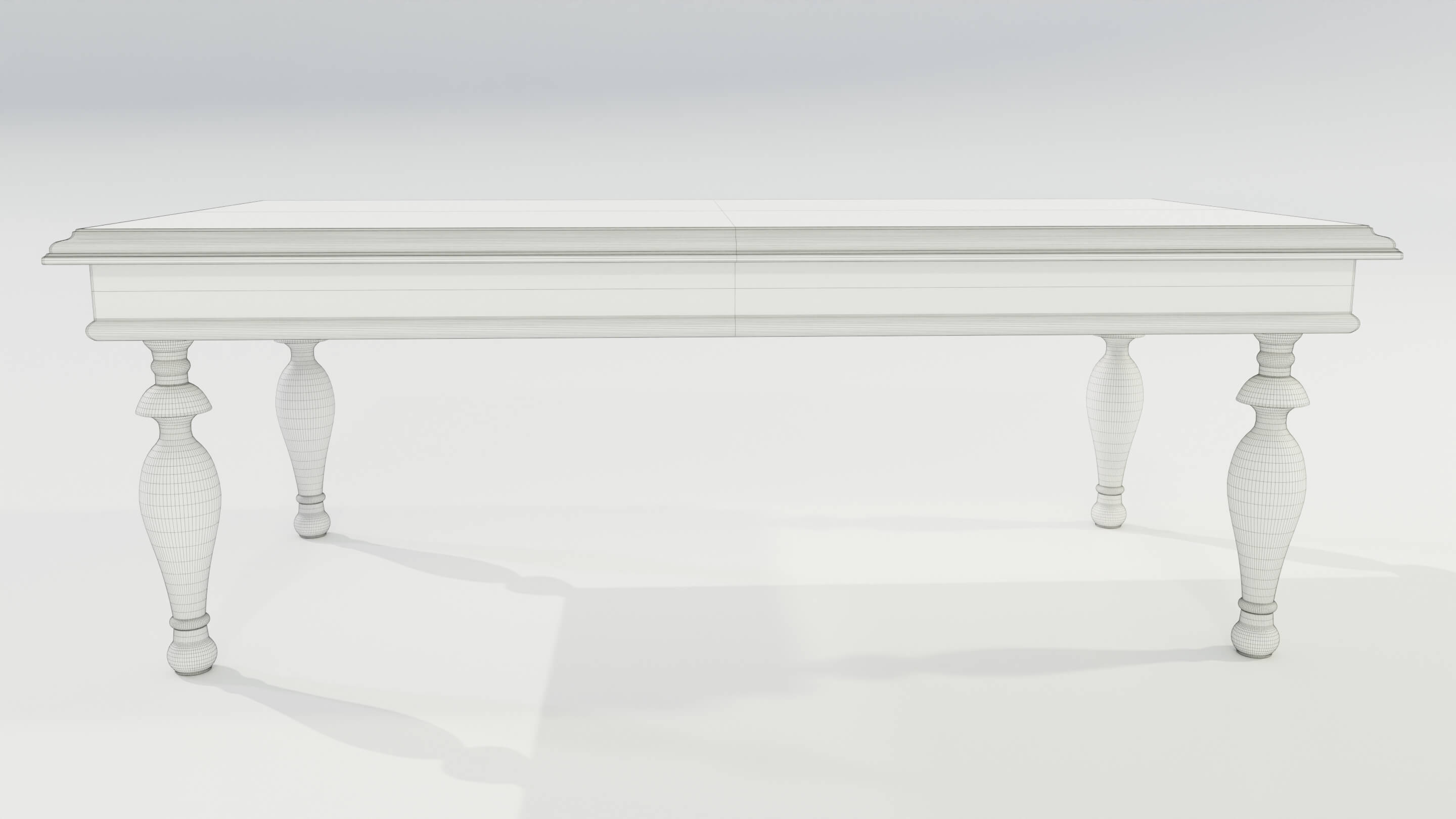 Classic Side Table - 3D Model by 3Dmae