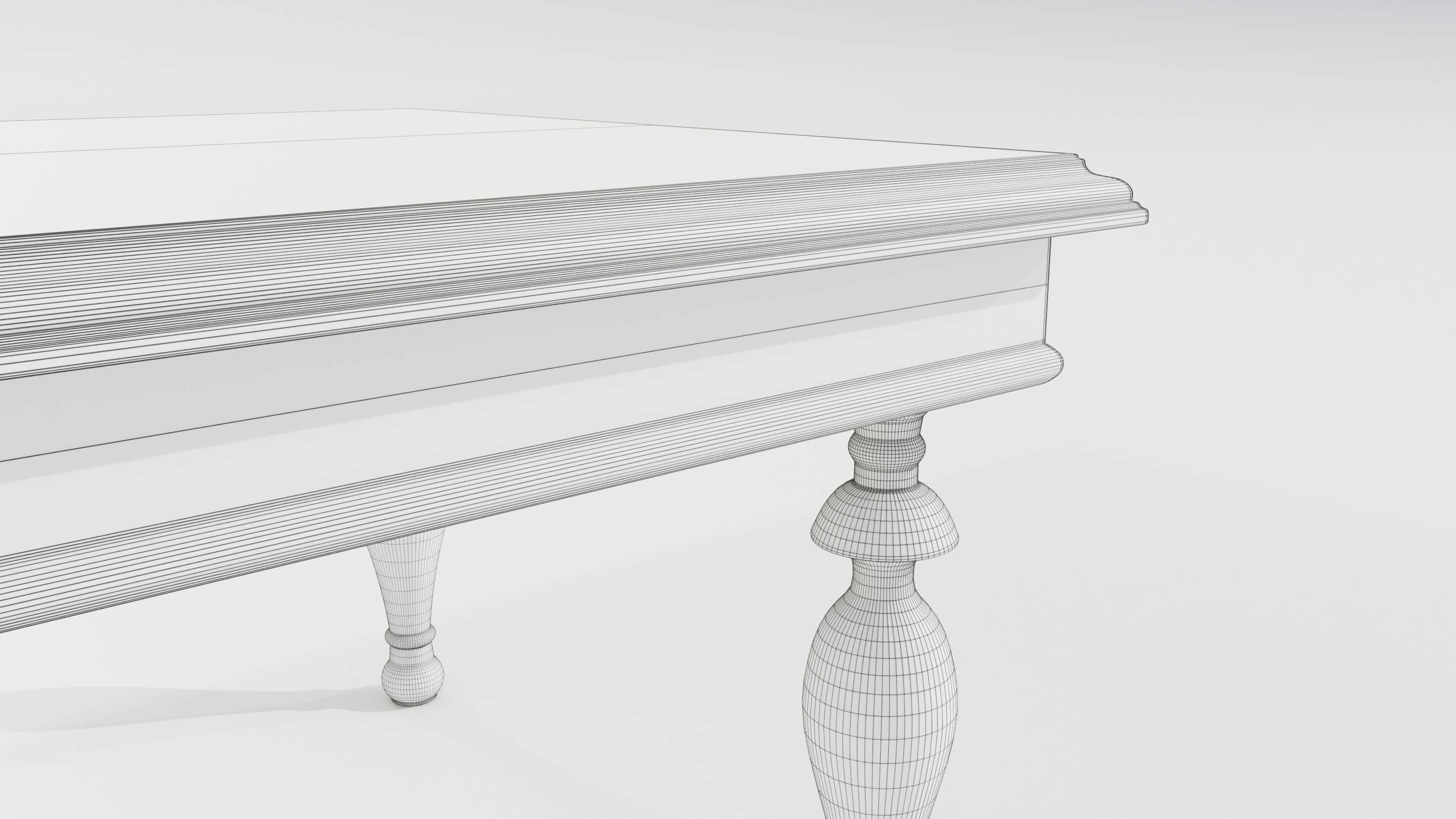 Classic Side Table - 3D Model by 3Dmae