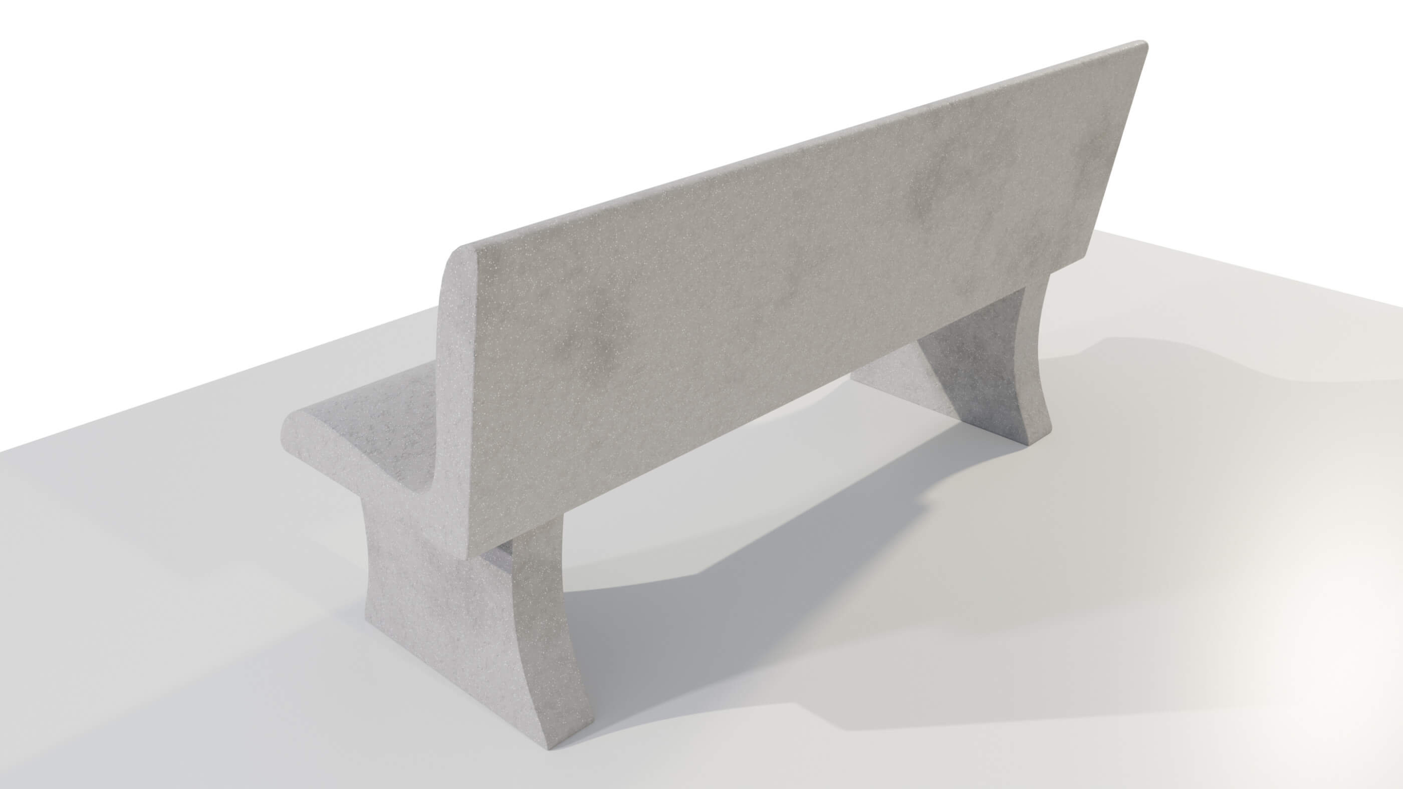 Concrete Bench - 3D Model by 3Dmae