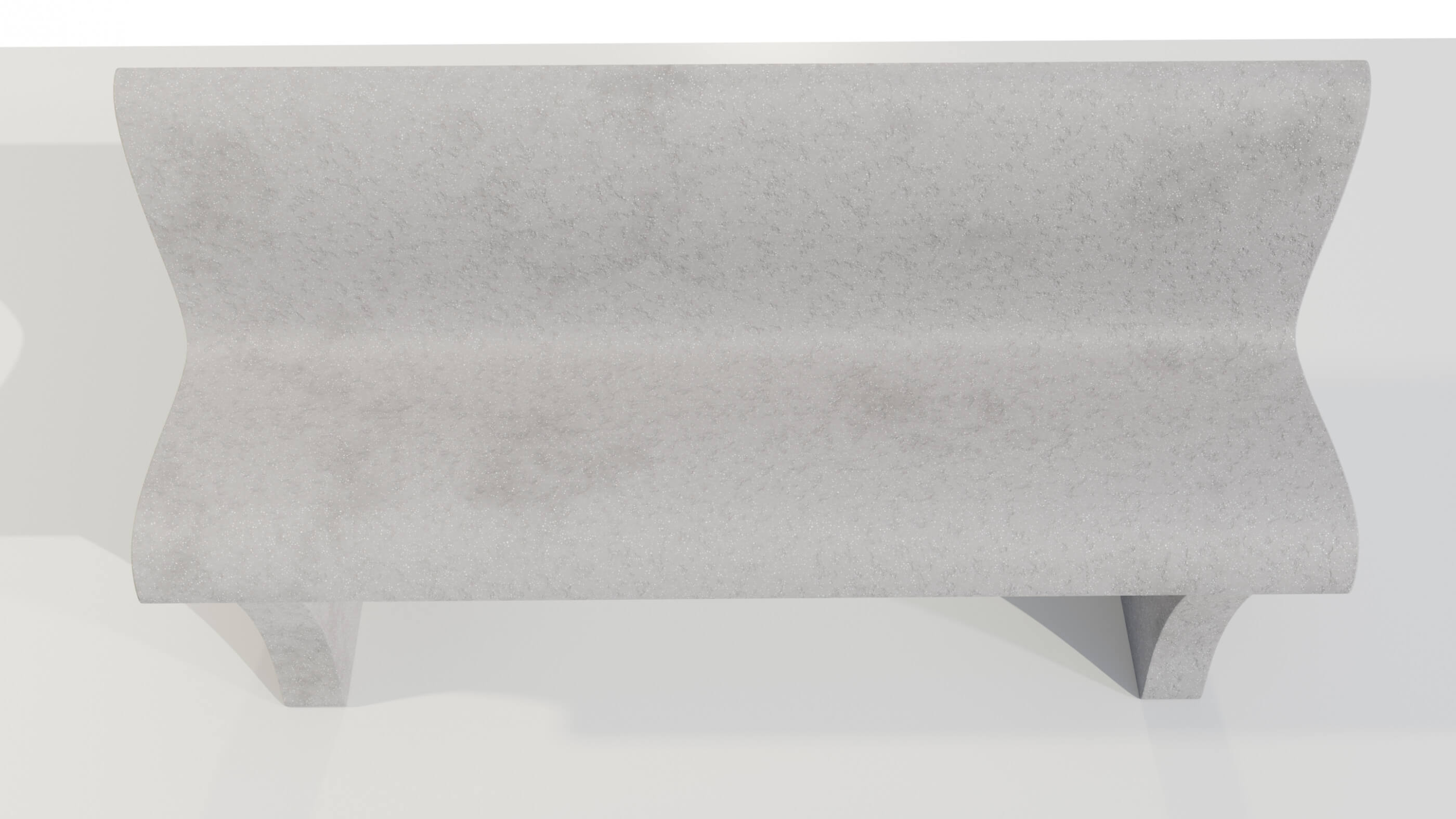Concrete Bench - 3D Model by 3Dmae