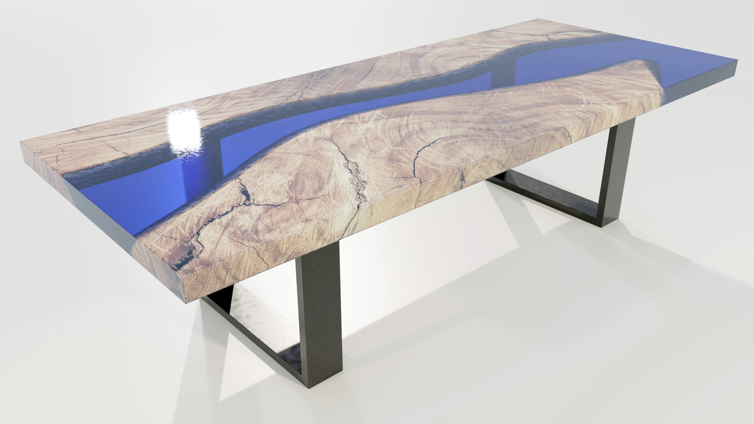 Epoxy Resin Table - 3D Model by 3Dmae