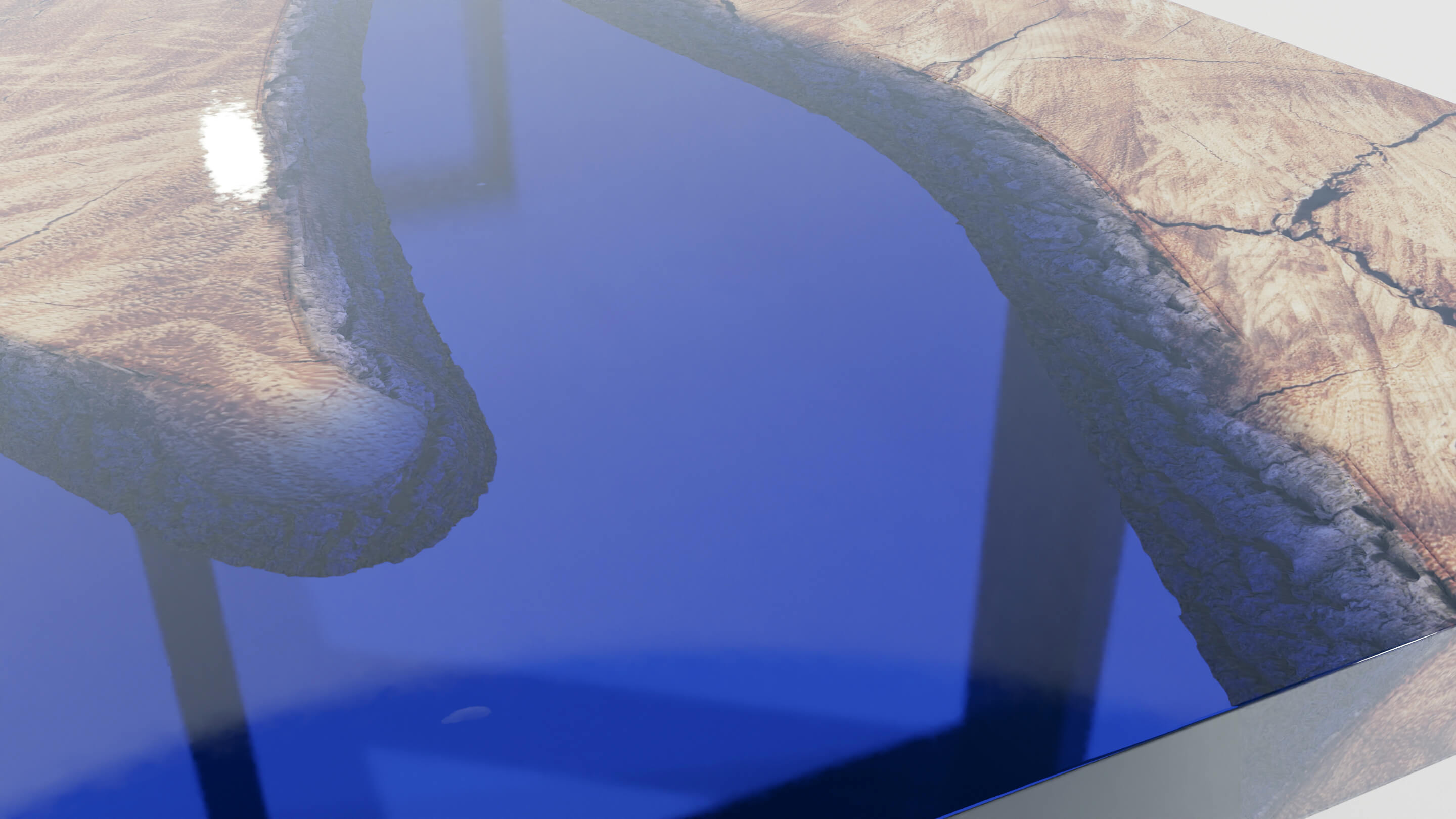 Epoxy Resin Table - 3D Model by 3Dmae