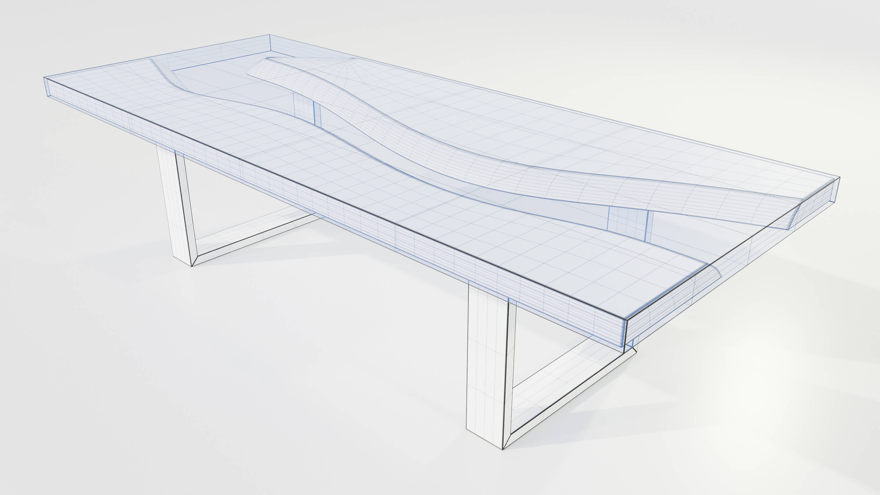 Epoxy Resin Table - 3D Model by 3Dmae