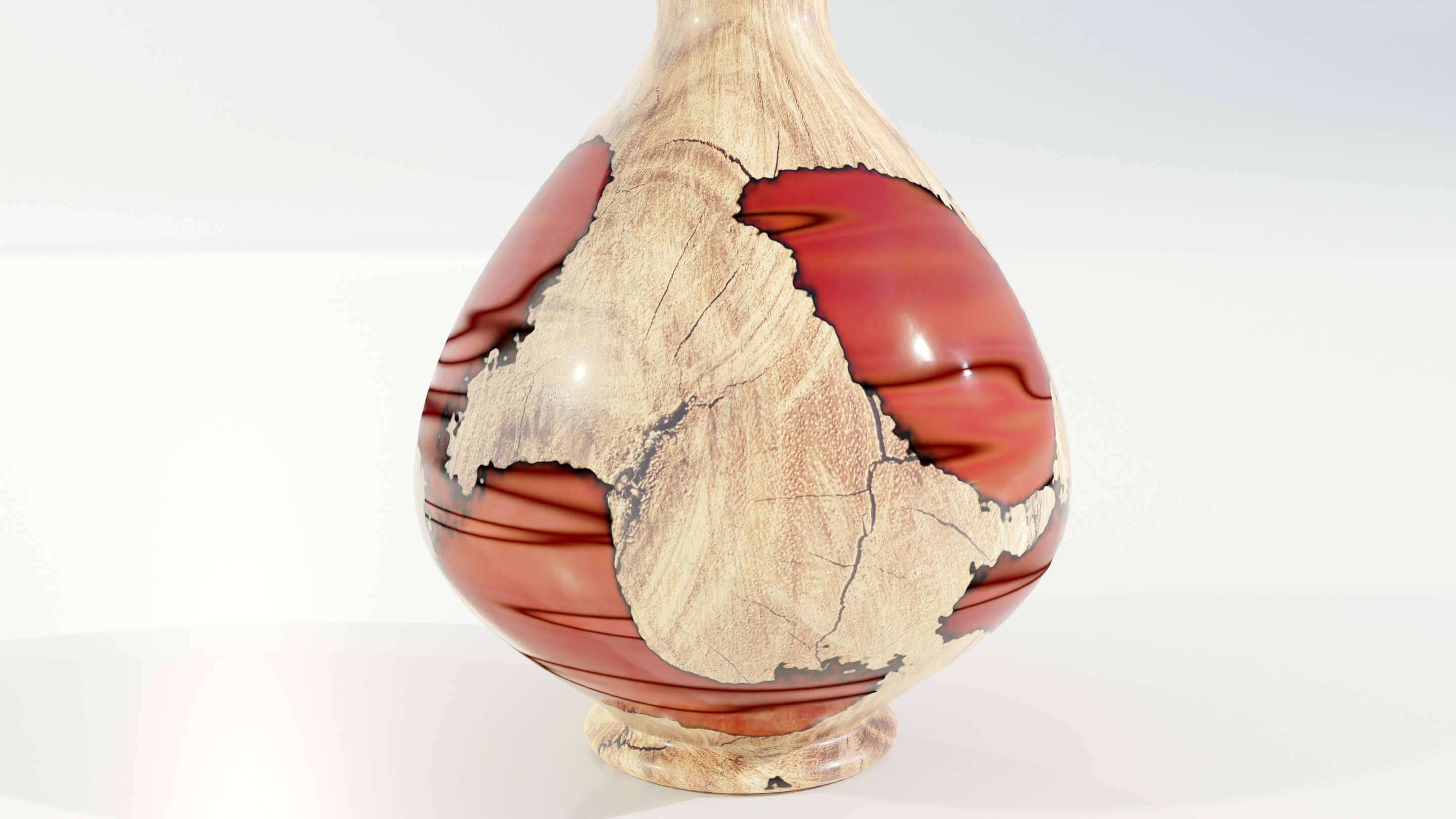 Epoxy Resin Vase - 3D Model by 3Dmae