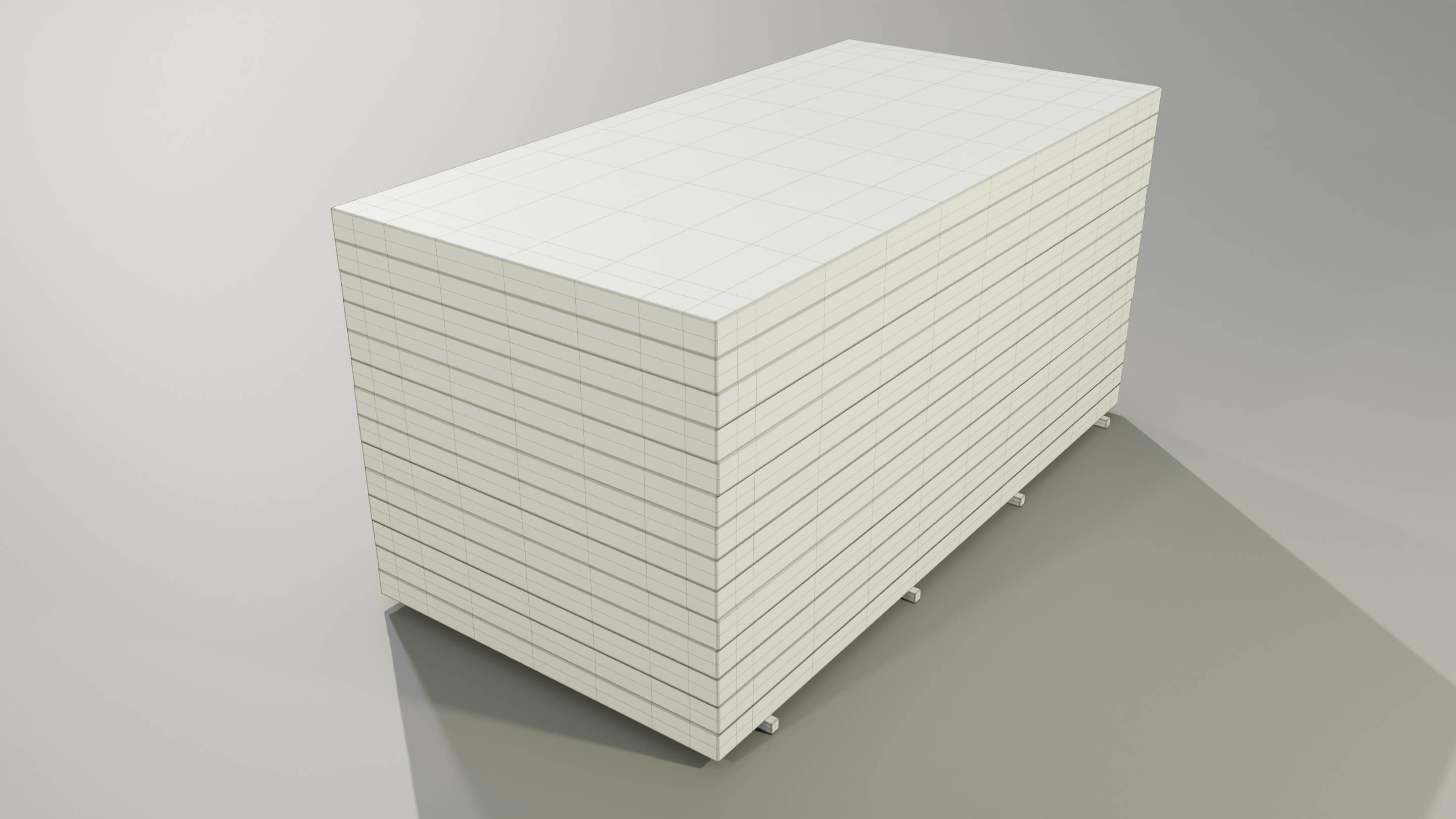 Insulation Boards Stack - 3D Model by 3Dmae