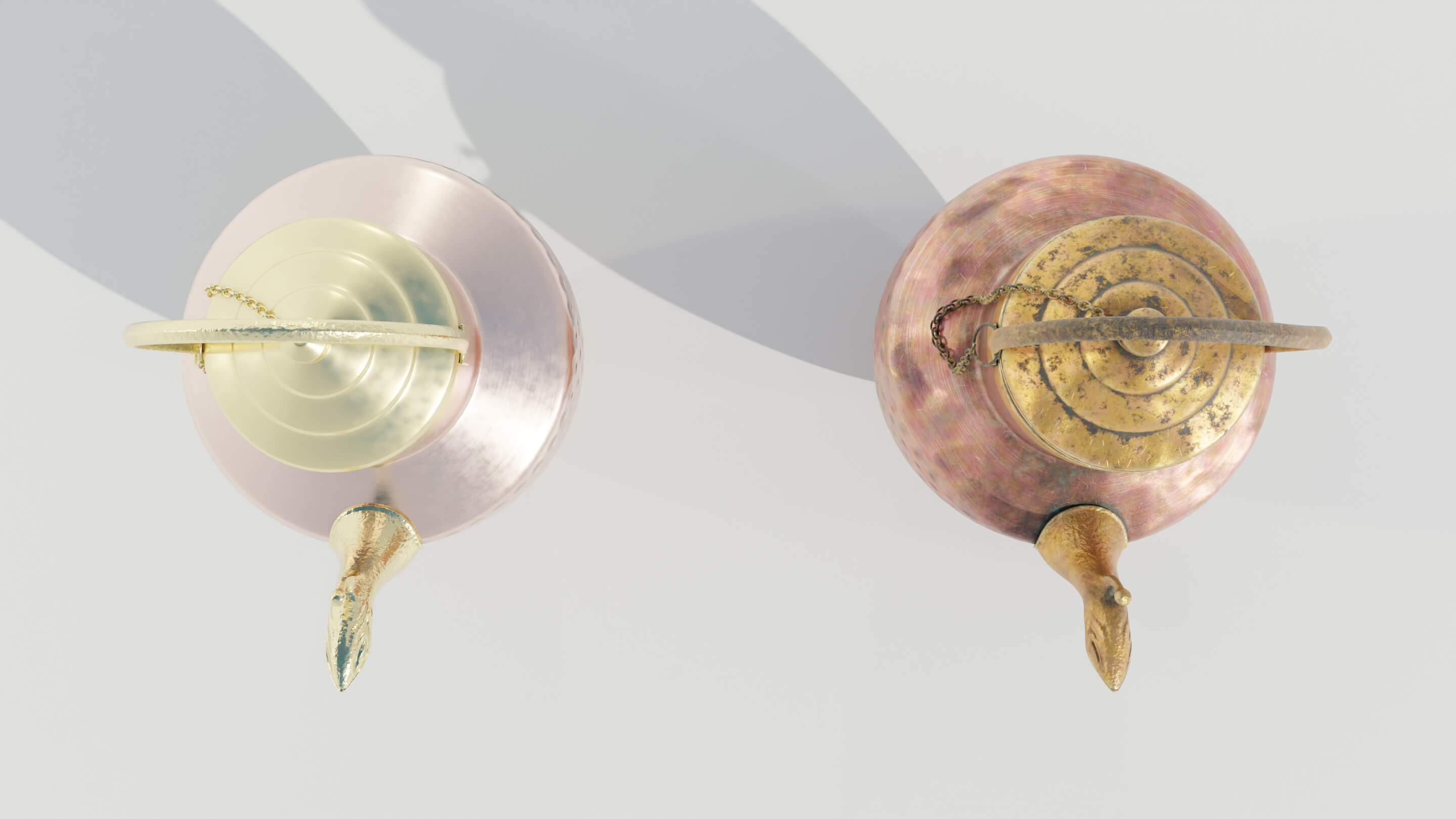Italian Copper Pitchers - 3D Model by 3Dmae