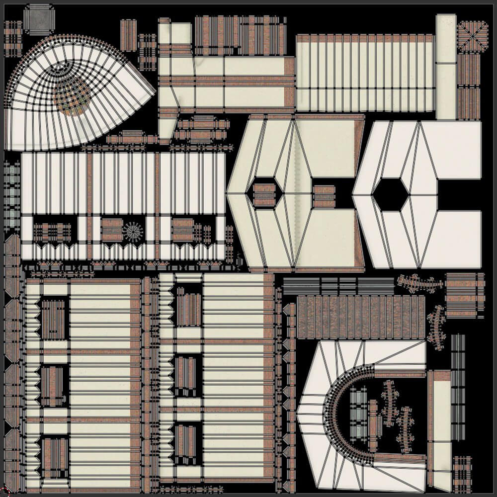 Italian Country Church - 3D Model by 3Dmae