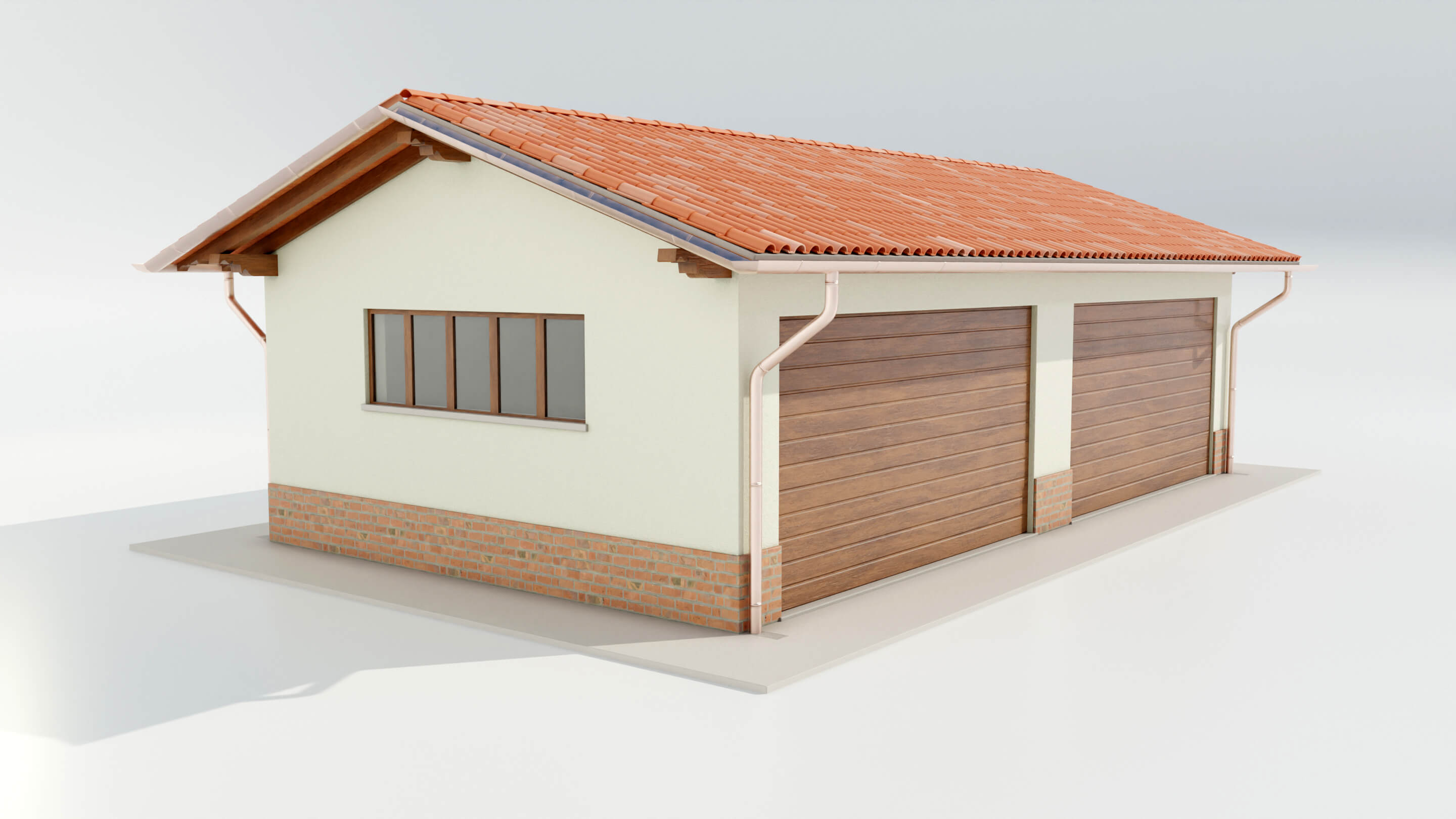 Italian Farm Building - Garage 3 3D Model by 3Dmae